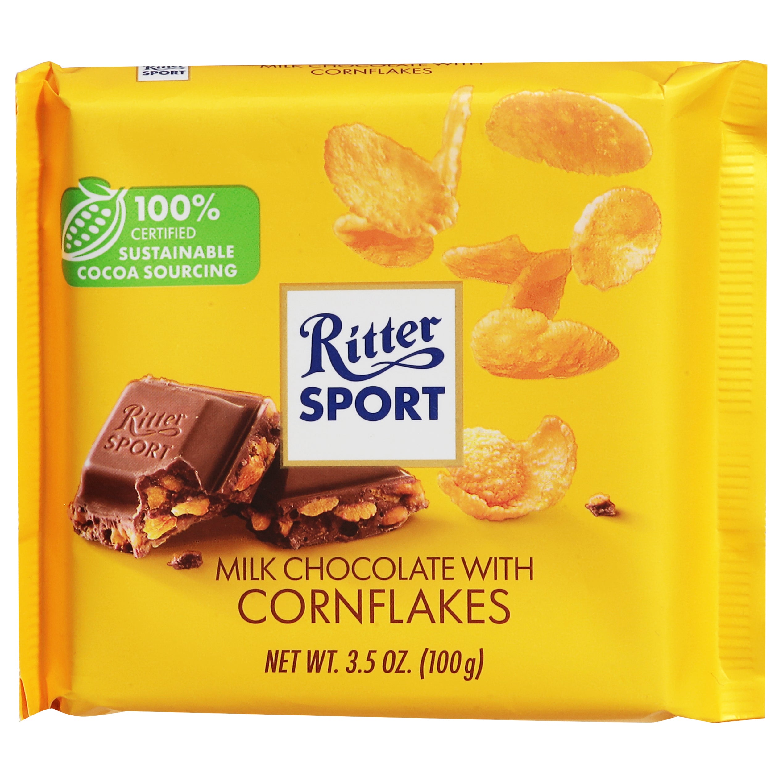 Ritter Sport Milk Chocolate with Cornflakes - 3.5 OZ 10 Pack ...