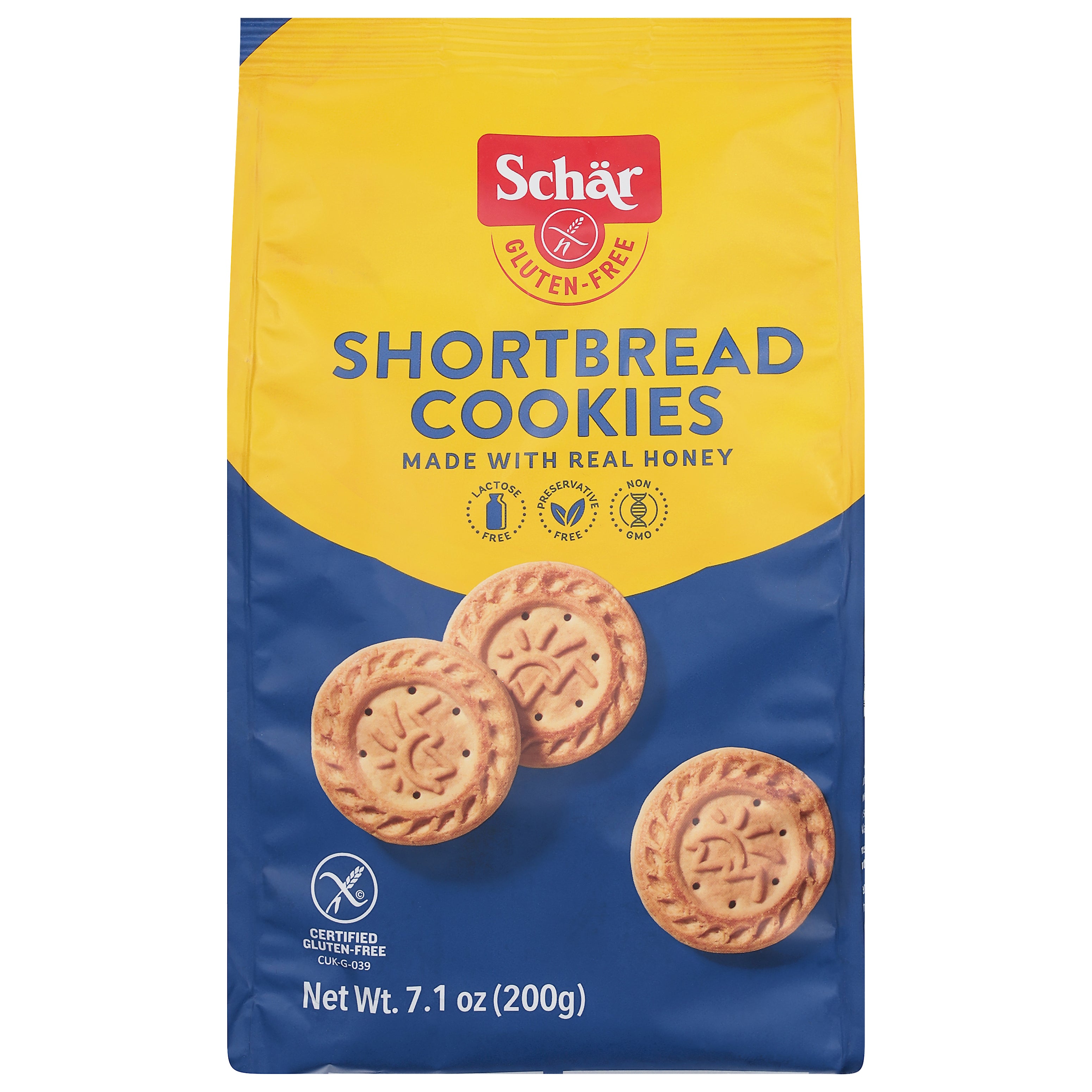 Schar Gluten-Free Shortbread Cookies 7.1 oz - 12 Pack – StockUpExpress