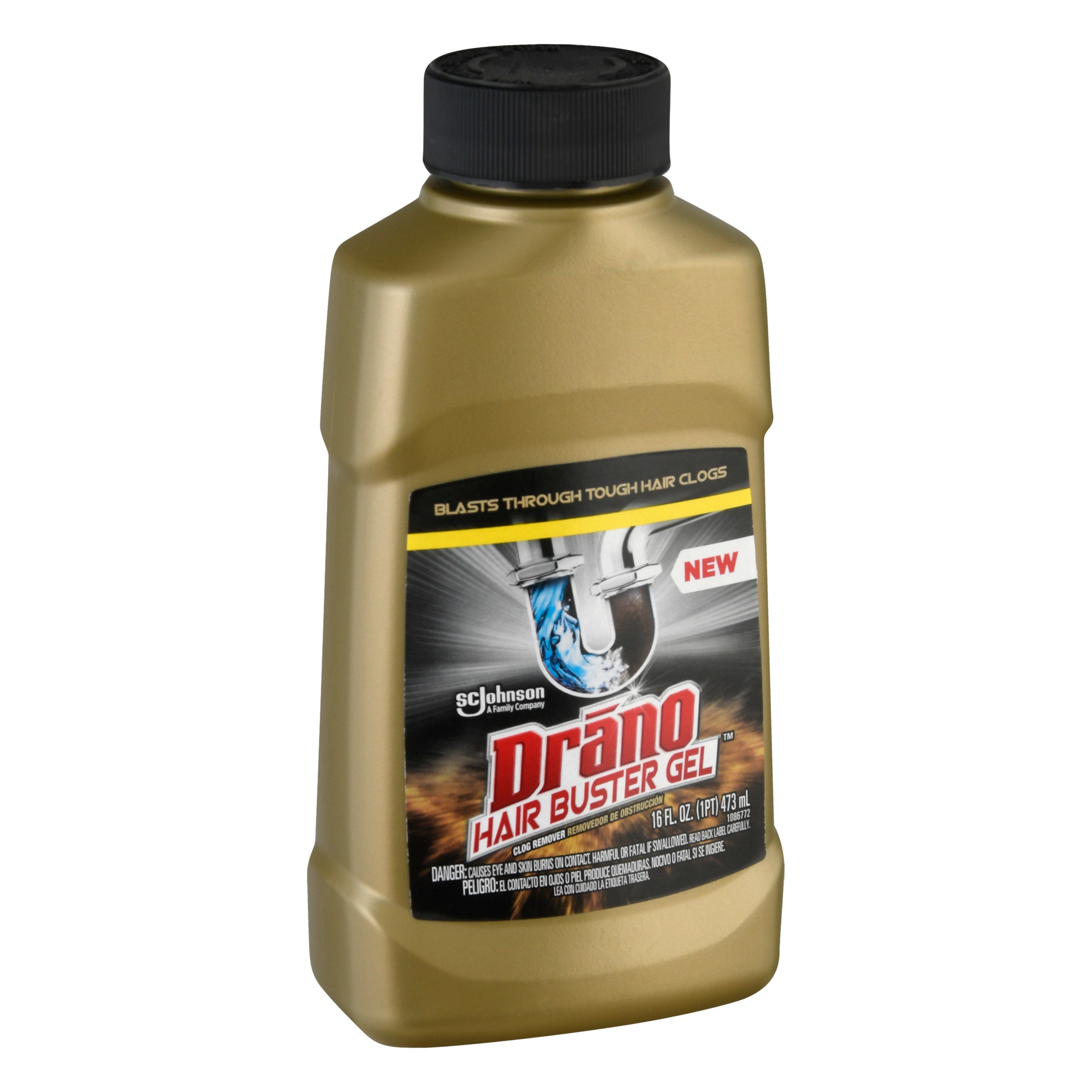 Drano Hair Buster Gel Clog Remover 16 fl oz Bottle - 16 FZ 6 Pack ...