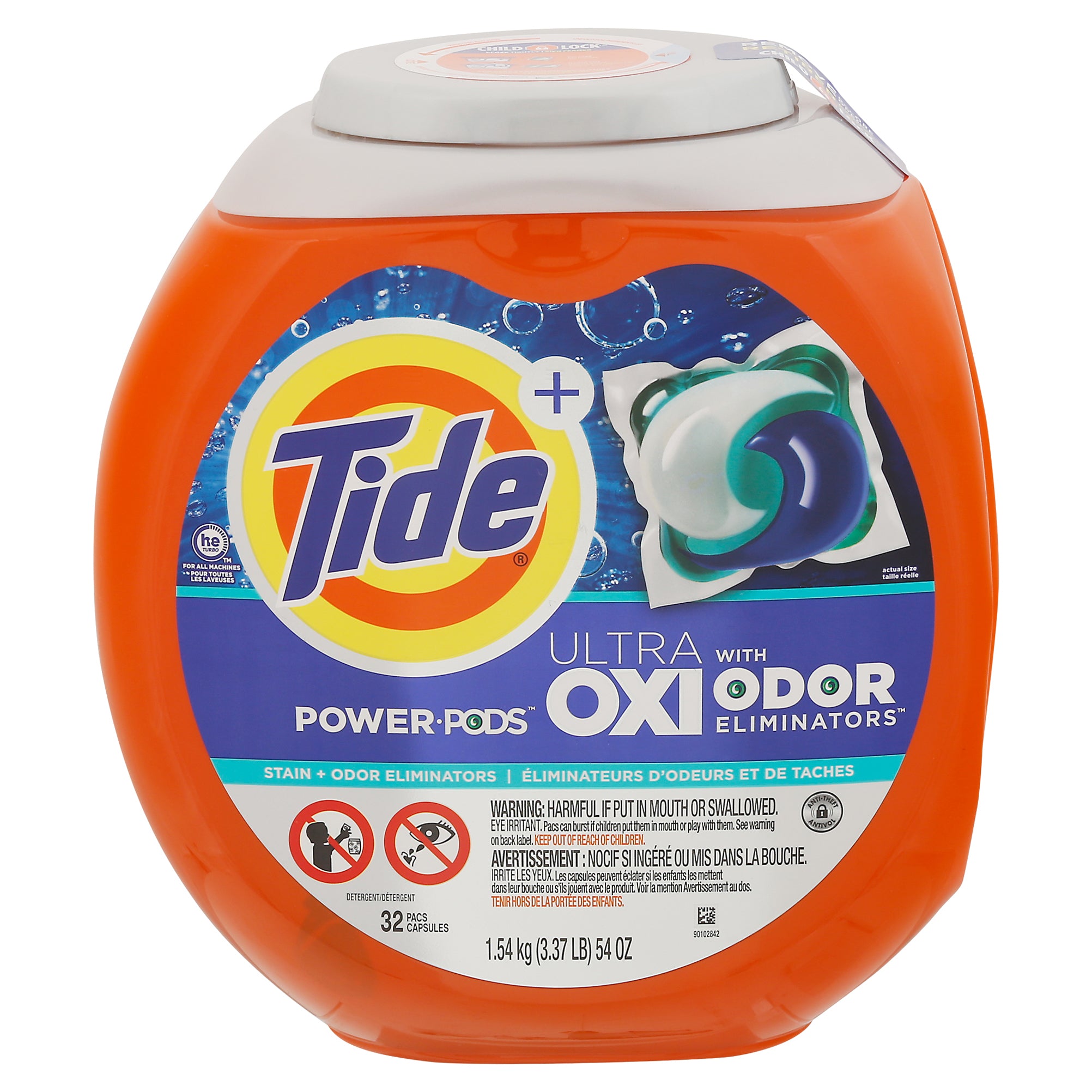 Tide Ultra Oxi Power Pods - 47 OZ 4 Pack – StockUpExpress