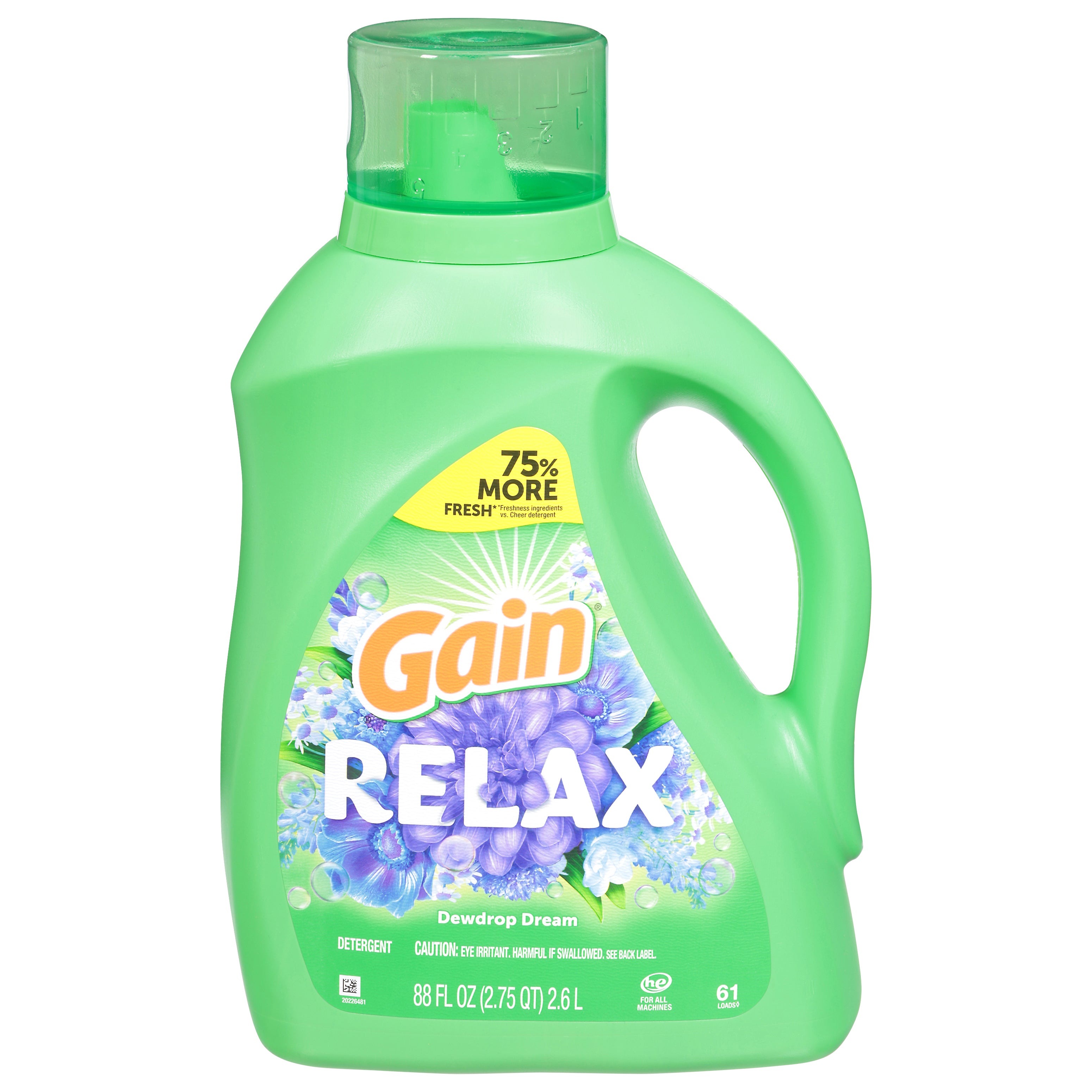 Gain Relax Dewdrop Dream Detergent 88 fl oz - 88 FZ 4 Pack – StockUpExpress