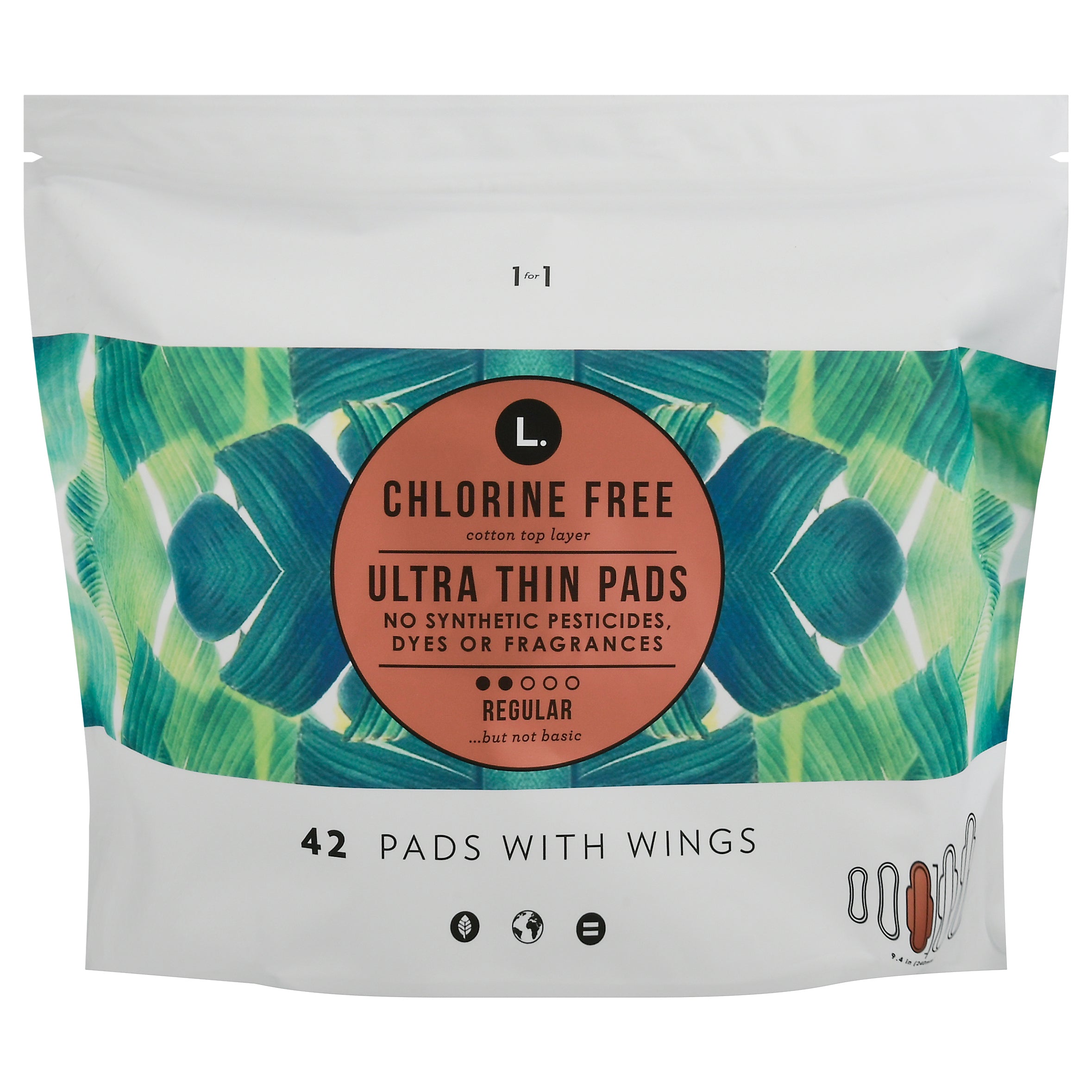 L. Pads Cholrine Free Ultra Thin - 42 CT 6 Pack – StockUpExpress