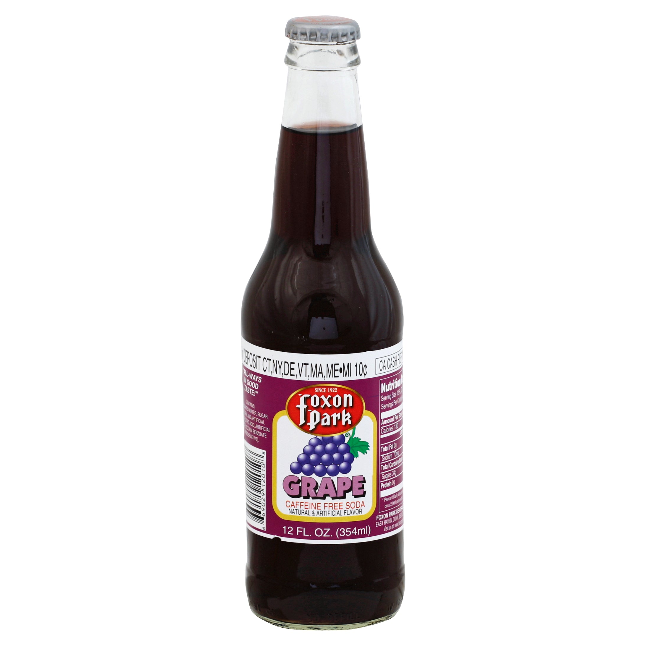 Foxon Park Grape Soda - 12 FZ 24 Pack – StockUpExpress