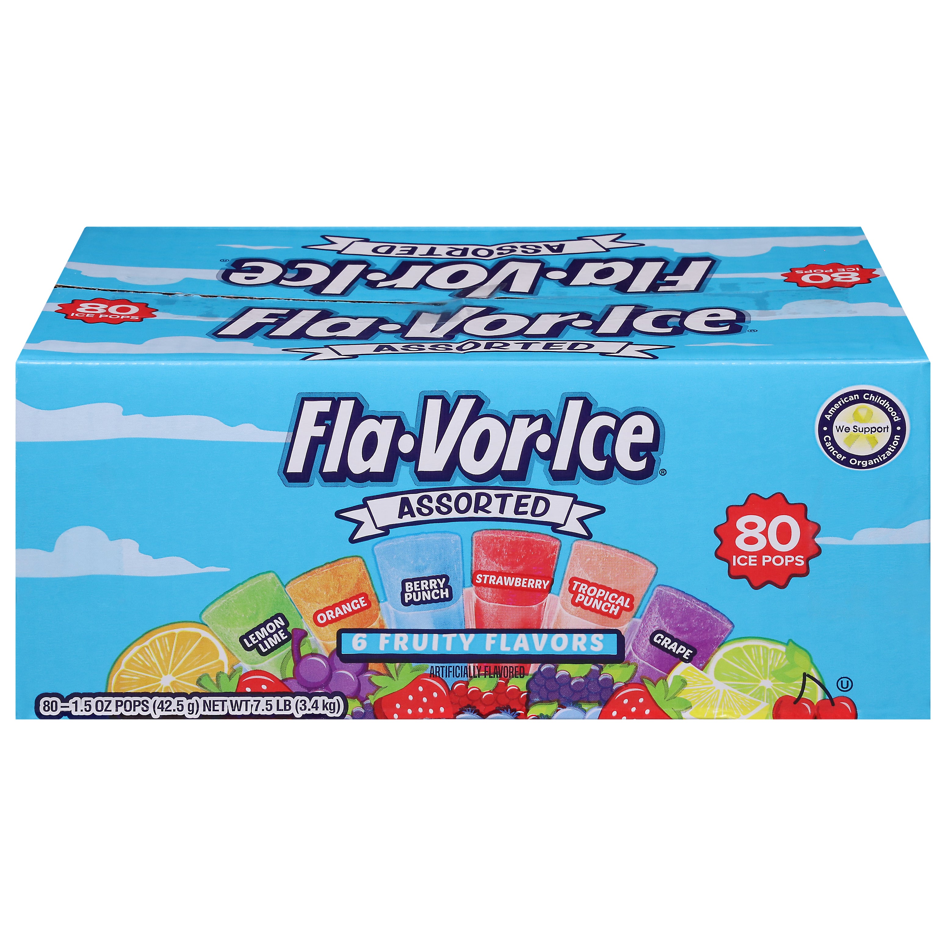 Flavorice Assorted - 1.5 OZ Pops 80 Pack – StockUpExpress
