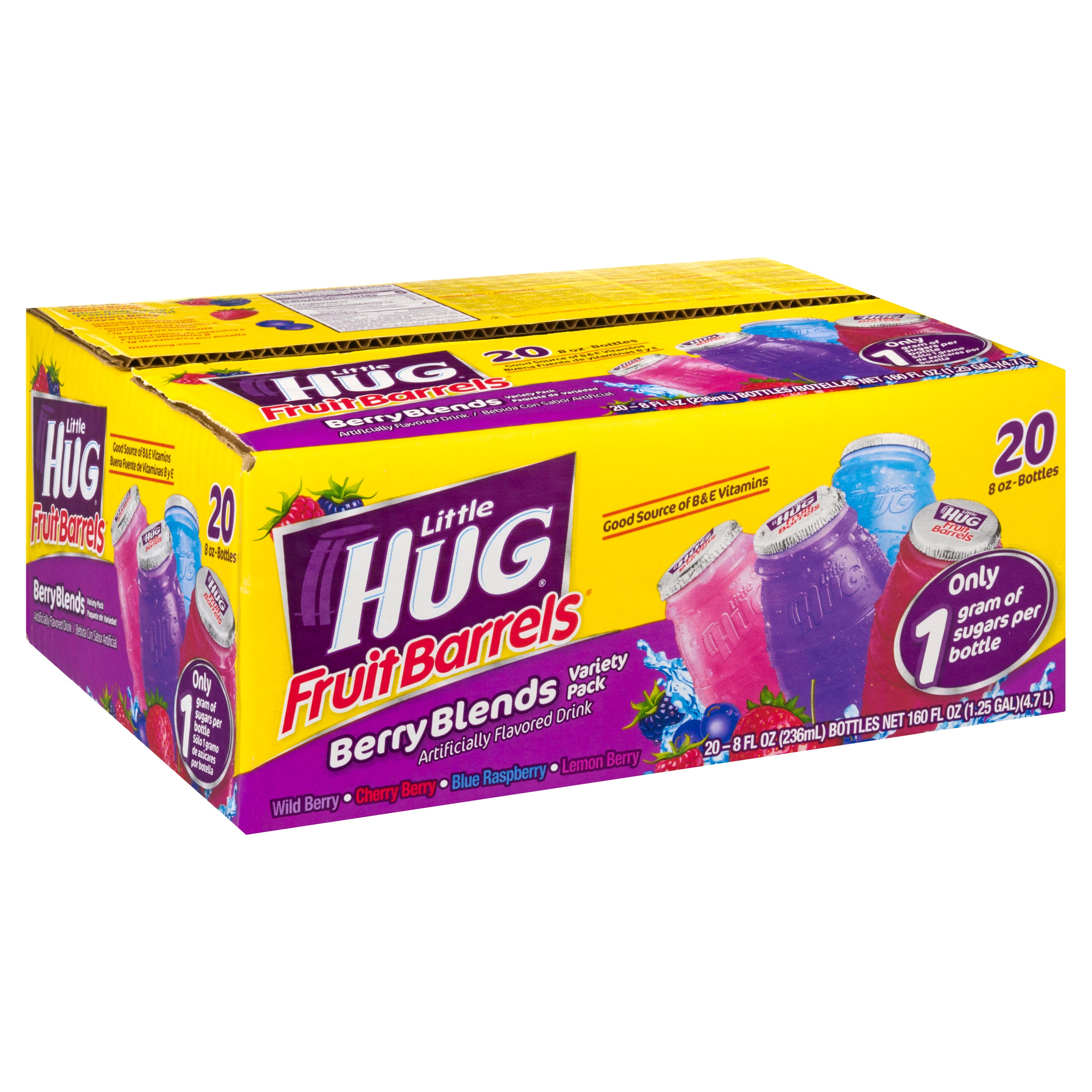 Daily Little Hugs Juice Variety Berry - 8 FZ Bottles 20 Pack ...