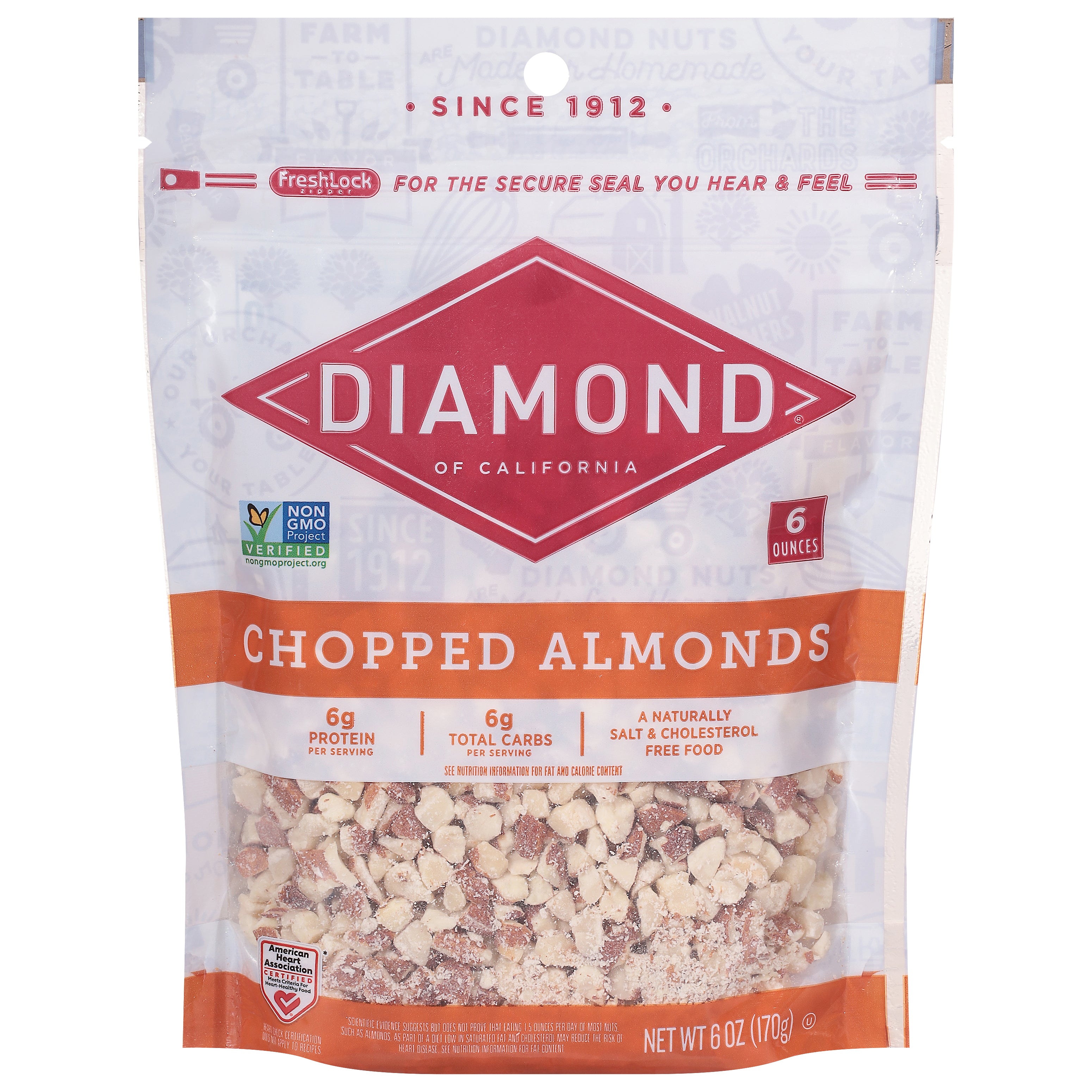 Diamond Chopped Almonds - 6.0 OZ 12 Pack – StockUpExpress