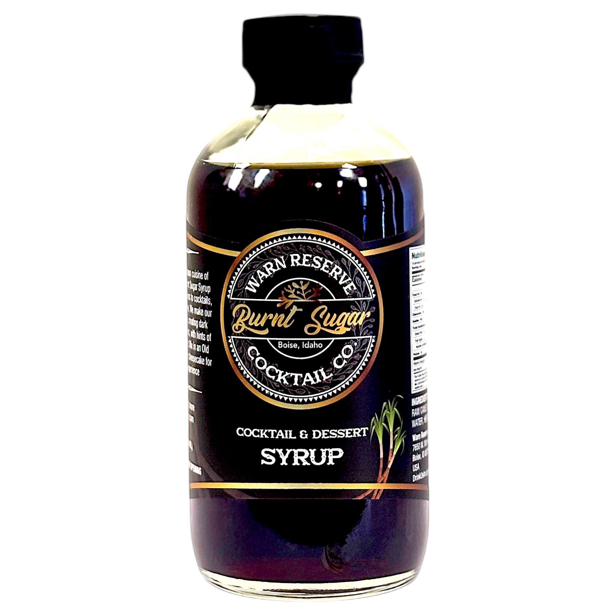 Warn Reserve Cocktail Co. Burnt Sugar Syrup (Old Fashioned Syrup) - 8 ...