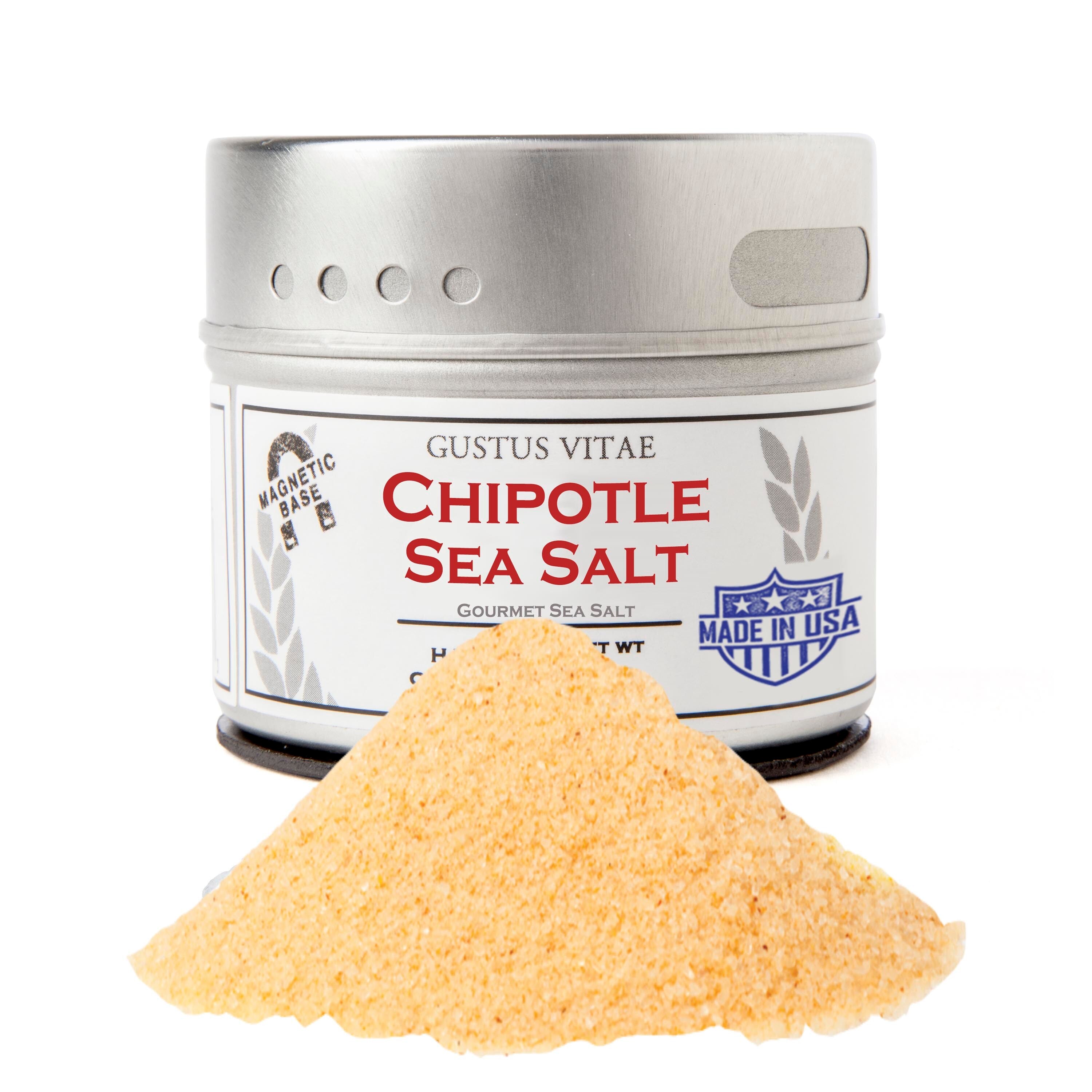 Gustus Vitae Chipotle Sea Salt - 4 OZ 8 Pack – StockUpExpress