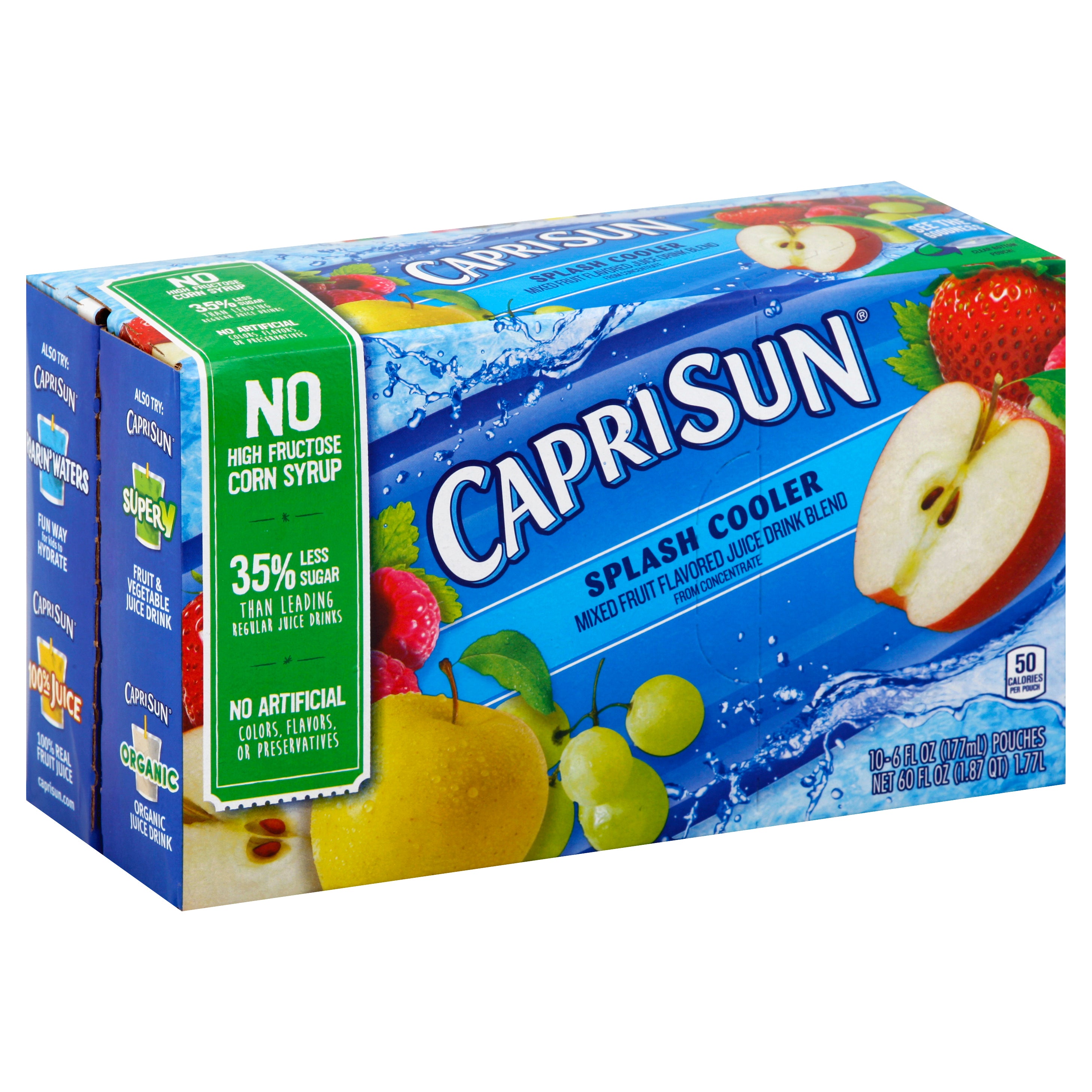 Capri Sun Splash Cooler Juice - 60.0 OZ 4 Pack – StockUpExpress