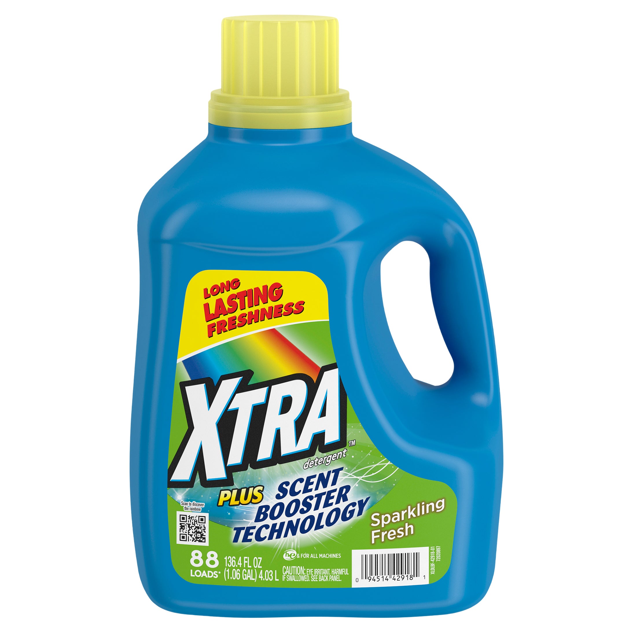 Xtra Liquid Detergent Scent Booster Technology - 136.4 FZ 4 Pack ...