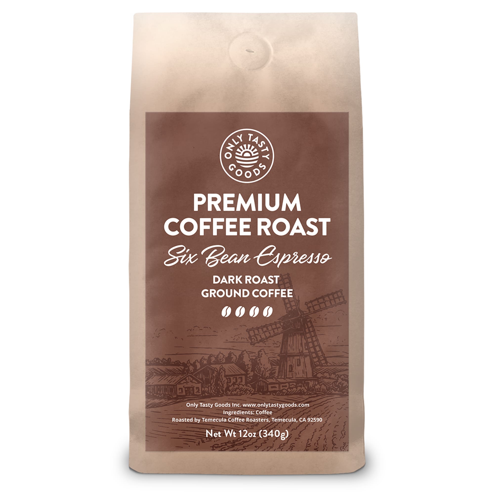 Six Bean Espresso Dark Roast Ground, Speciality Coffee Beans, Fresh Ro ...