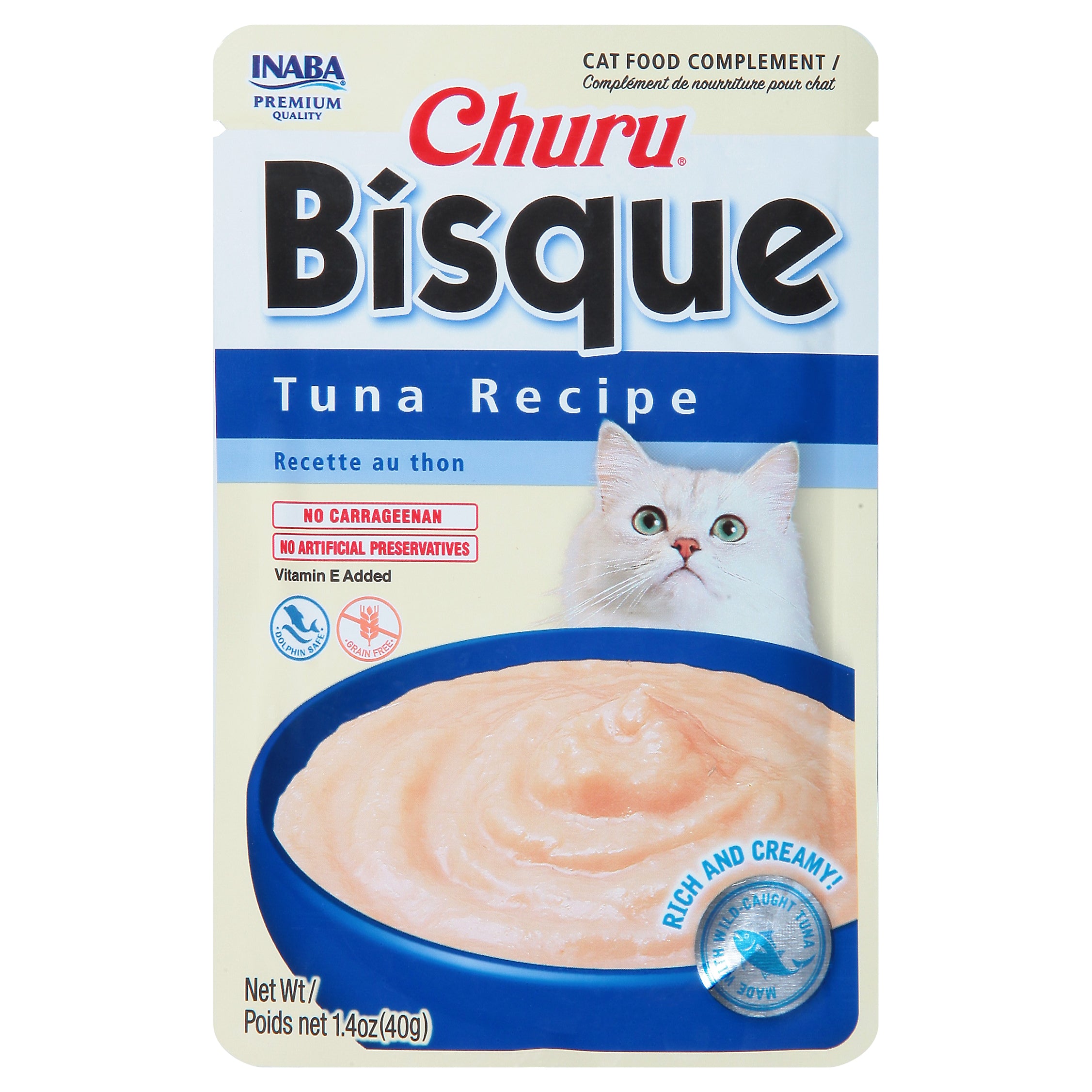 Inaba Churu Tuna Recipe Cat Food Complement 1.4 oz - 1.4 OZ 24 Pack ...