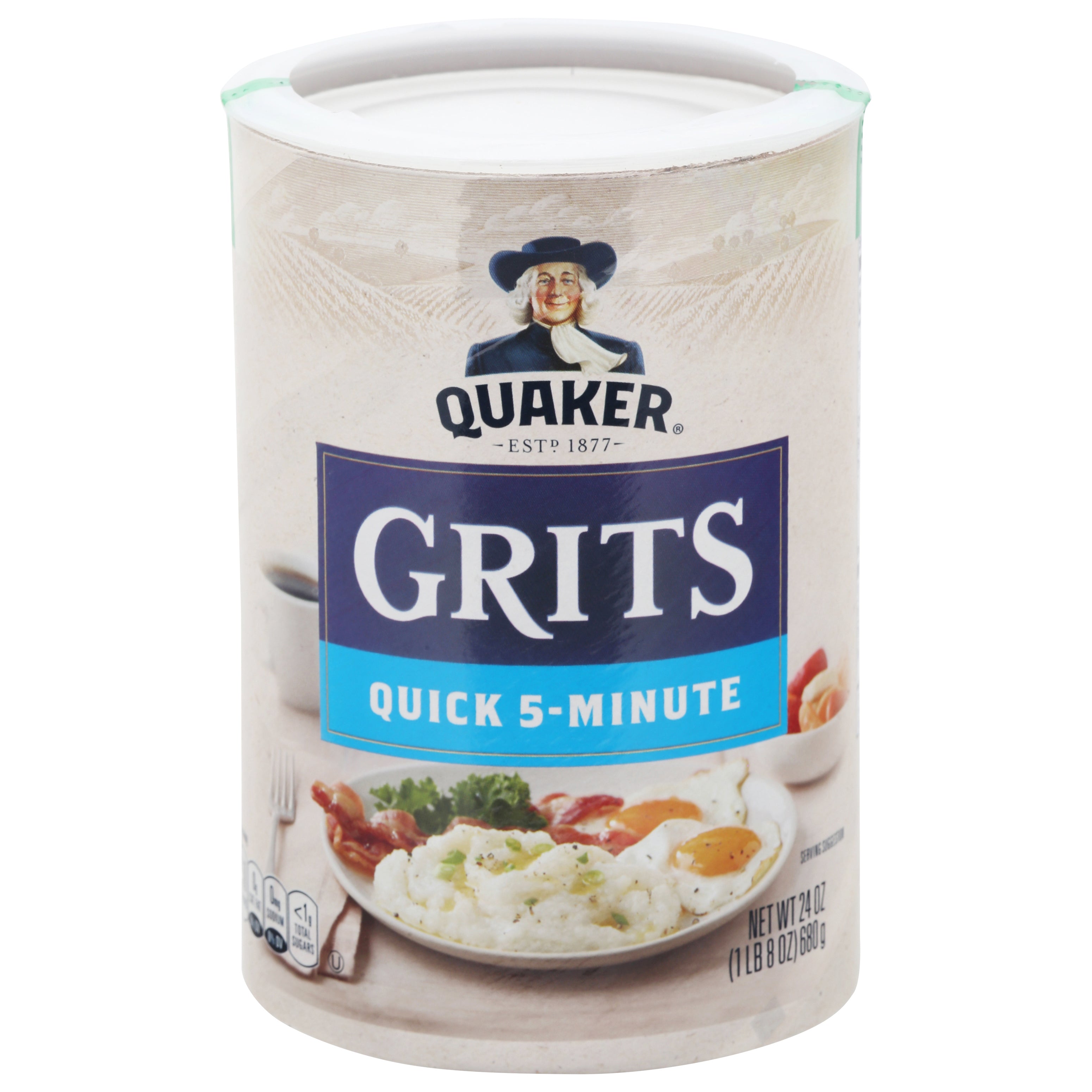 Quaker Quick 5 - Minute Grits 24 oz - 12 Pack – StockUpExpress