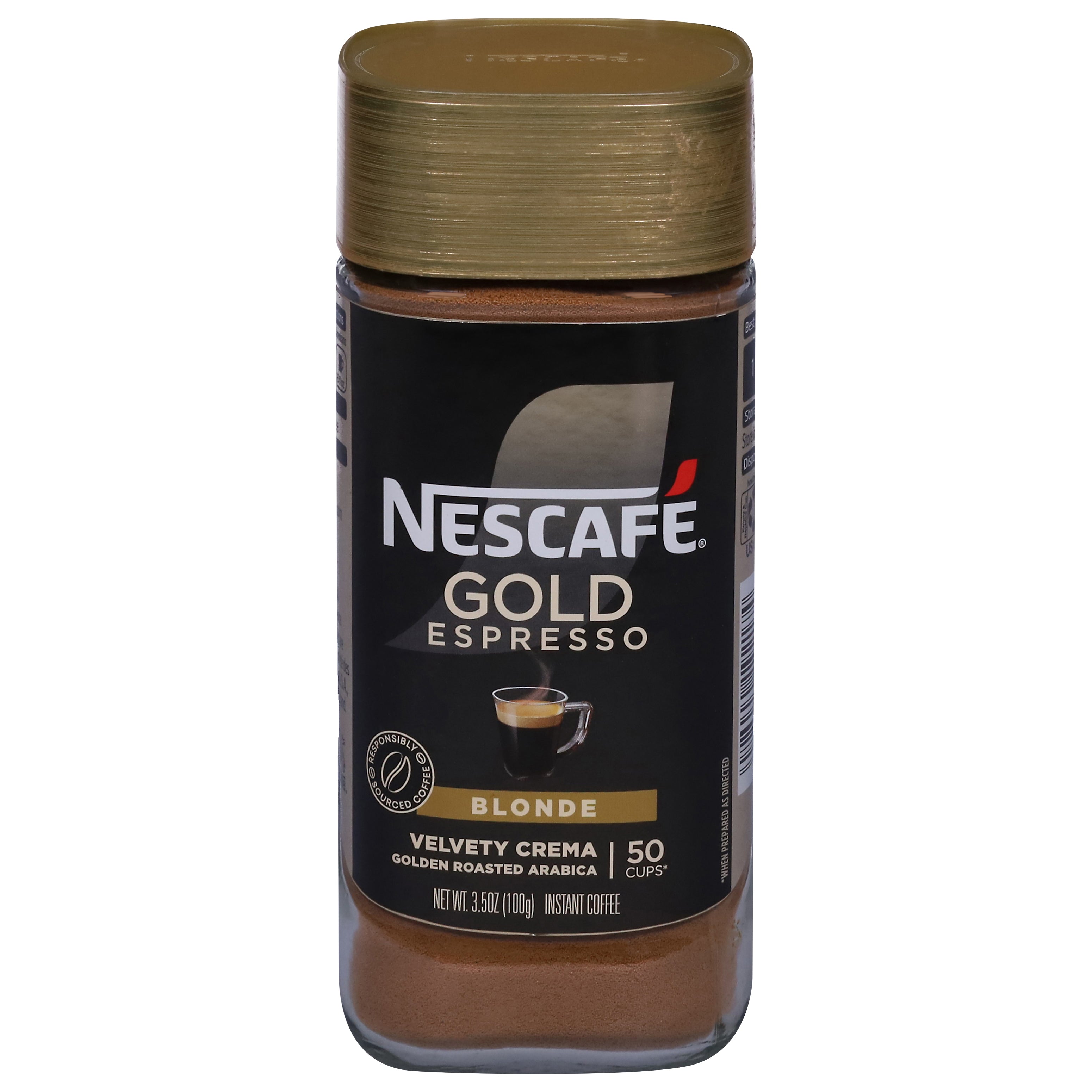 Nescafe Gold Espresso Velvety Crema Golden Roasted Arabica Instant Blo ...