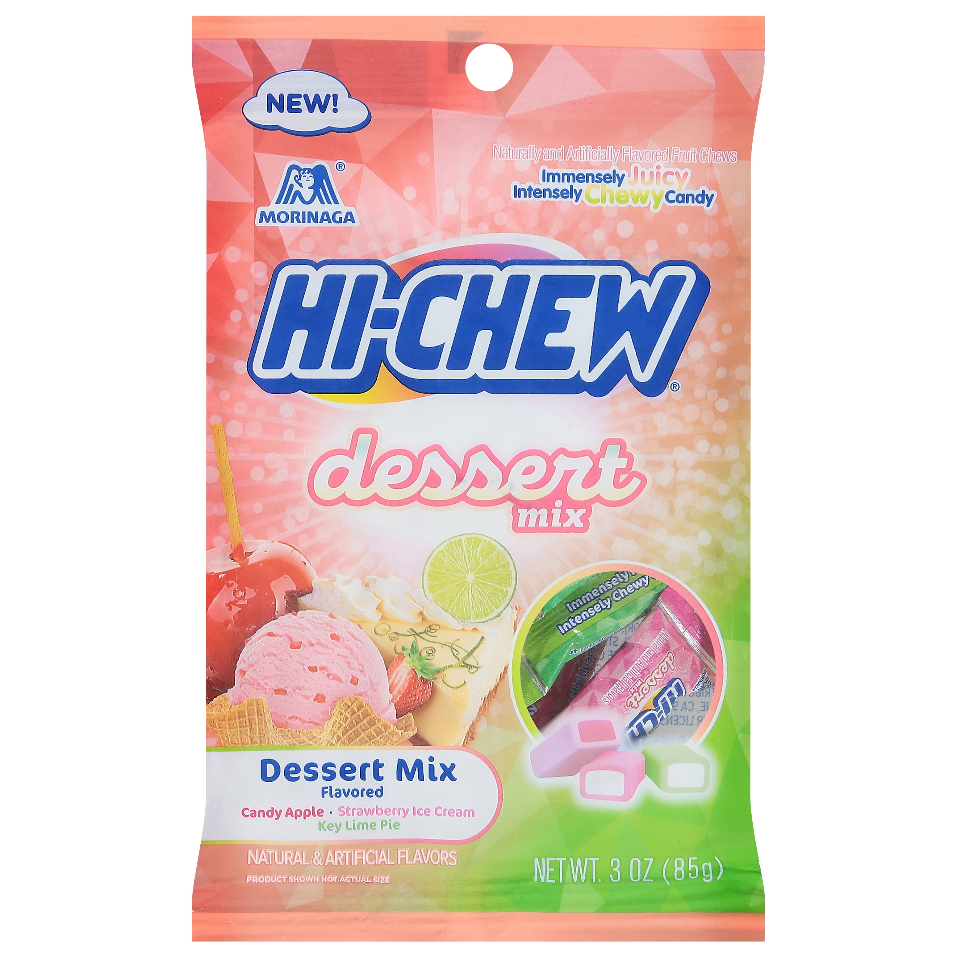Morinaga Hi-Chew Dessert Mix Flavored Fruit Chews 3 oz - 6 Pack ...