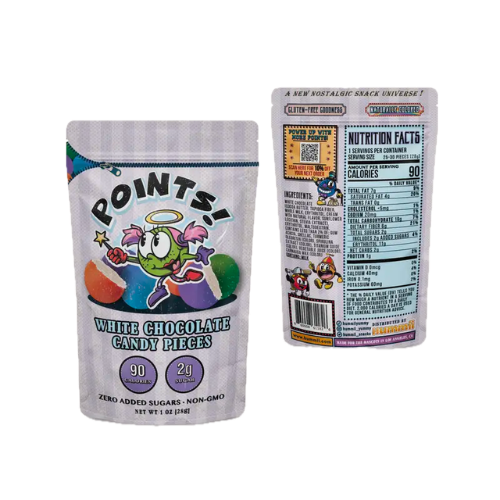 Hummii Snacks Points! White Chocolate Candies - 1 OZ 10 Pack ...