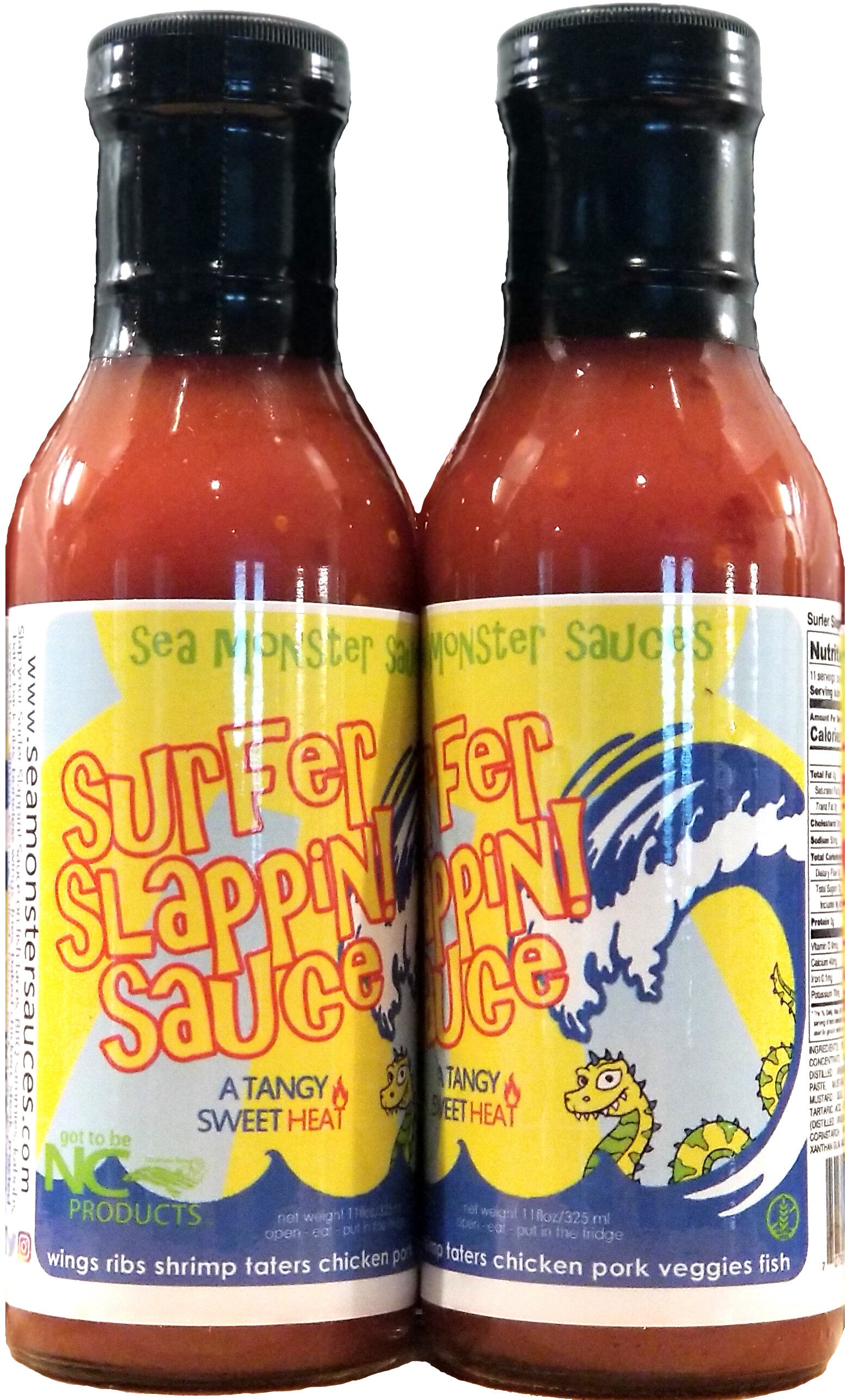 Sea Monster Sauces Surfer Slappin! Sauce - 12 OZ 12 Pack – StockUpExpress