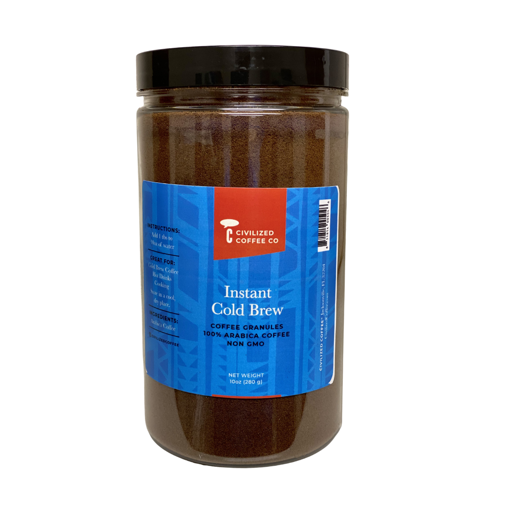 Civilized Coffee Instant Cold Brew (LF) - 10 OZ 4 Pack – StockUpExpress
