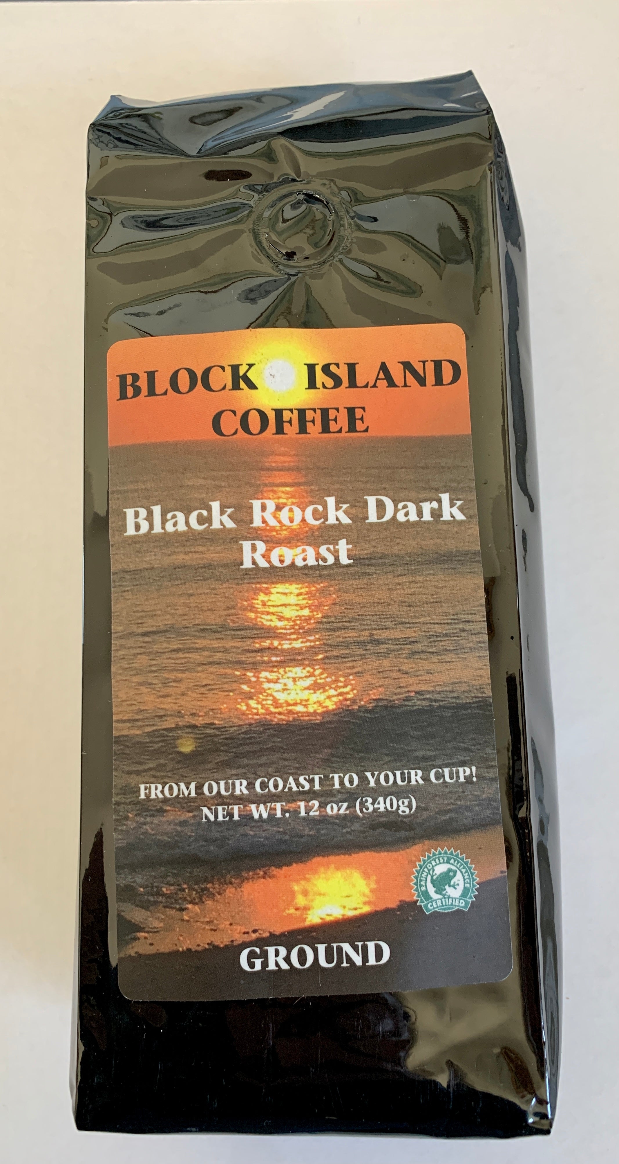 Block Island Coffee Black Rock Dark Roast Coffee Ground - 12 OZ 25 Pac ...