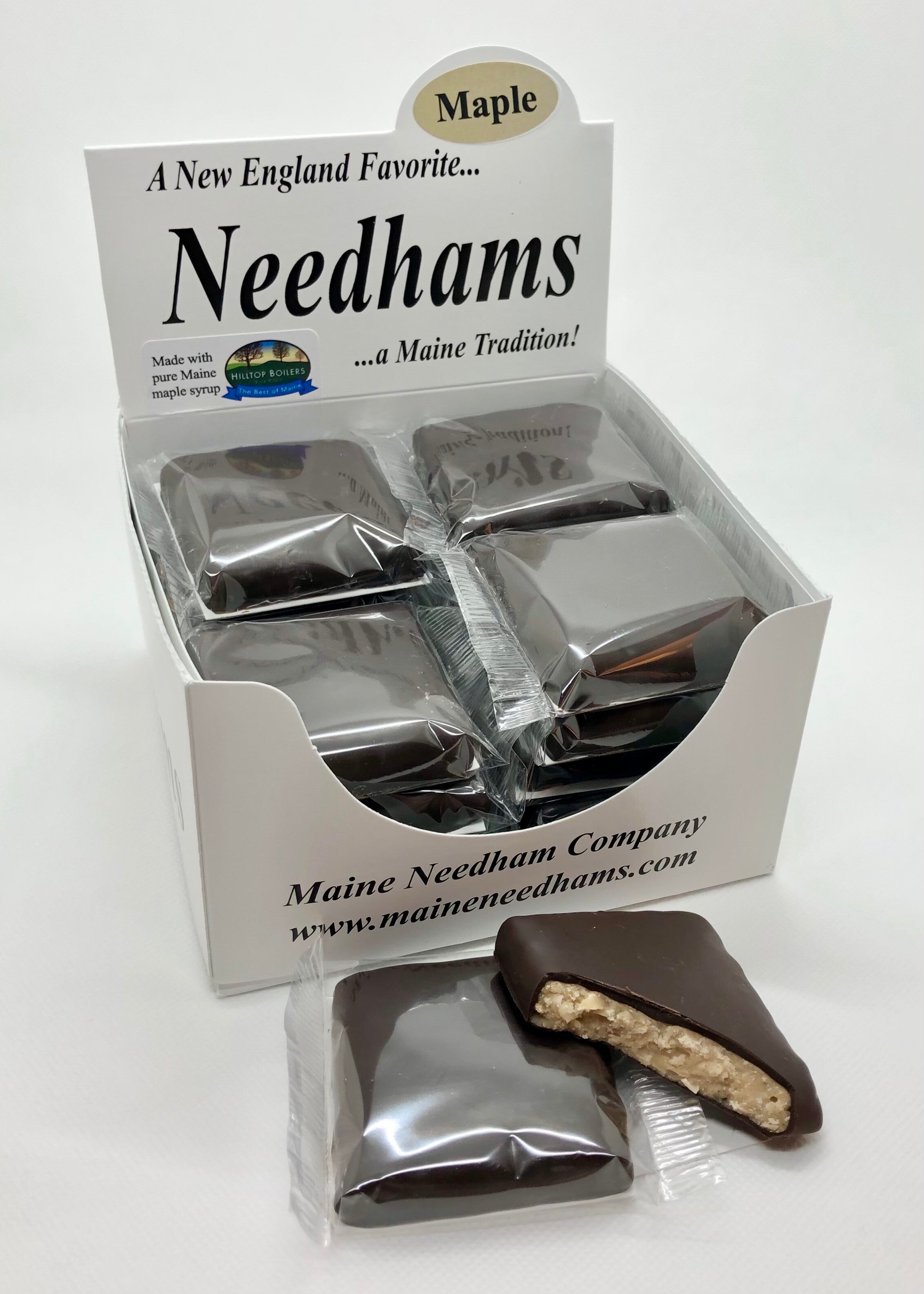 Maine Needham Company Individual Maple Needhams - 1.5 OZ 240 Pack ...