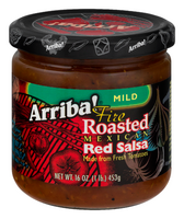 Riba Foods Arriba! Mild Fire Roasted Mexican Red Salsa - 16 OZ 6 Pack ...