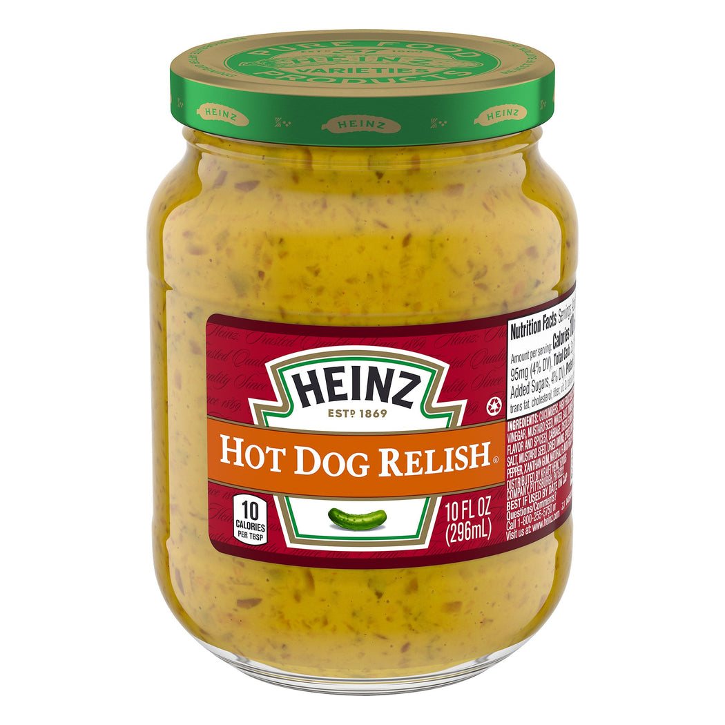 Heinz Relish Hot Dog - 10 FZ 12 Pack – StockUpExpress