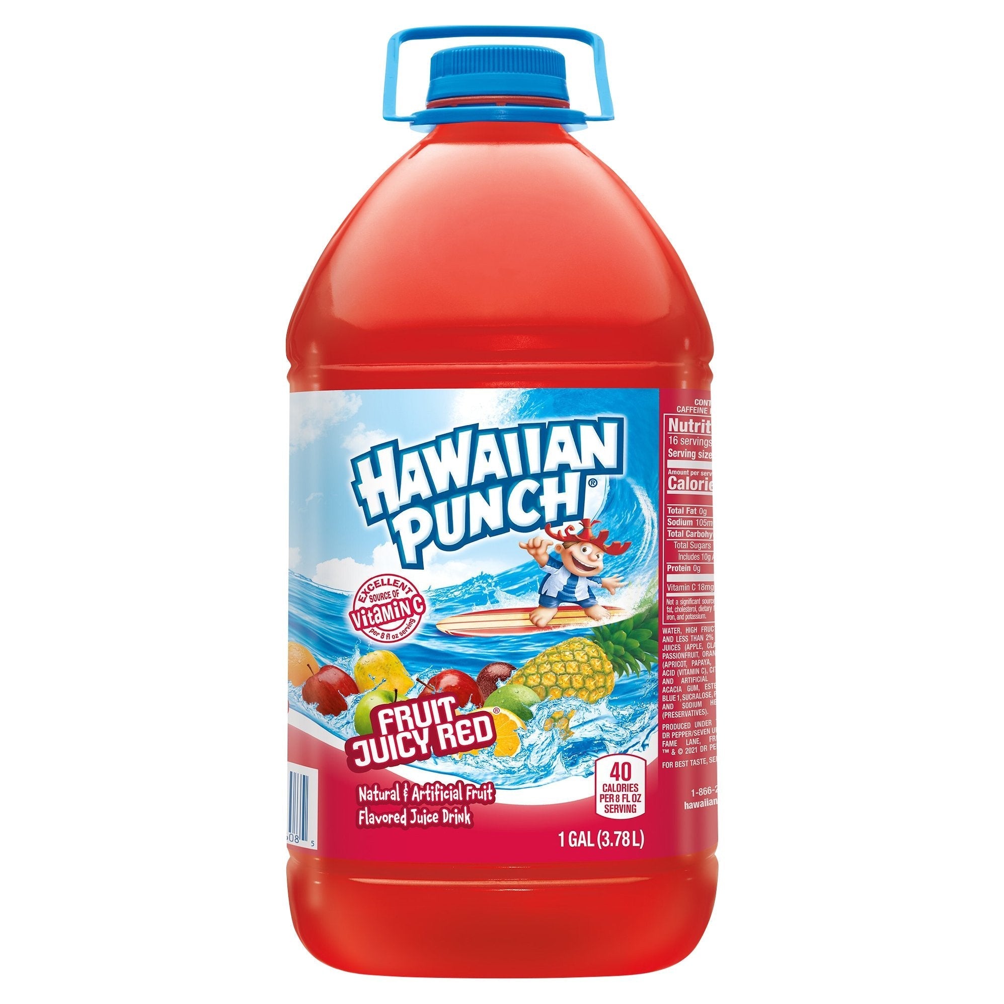 Hawaiian Punch Fruit Juicy Red - 128 FZ 4 Pack – StockUpExpress