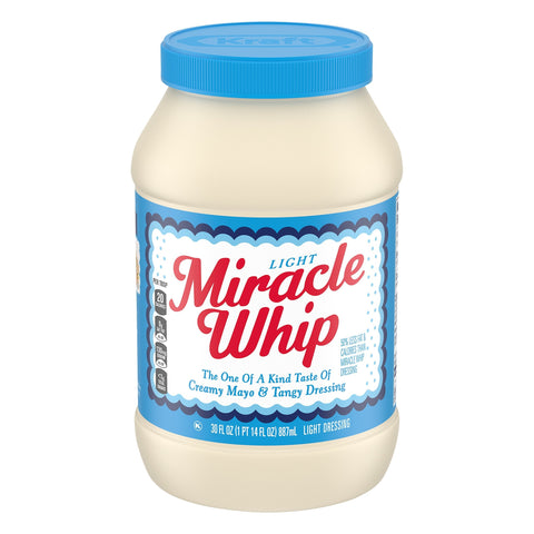 Kraft Spread Miracle Whip Light - 30 FZ 12 Pack – StockUpExpress
