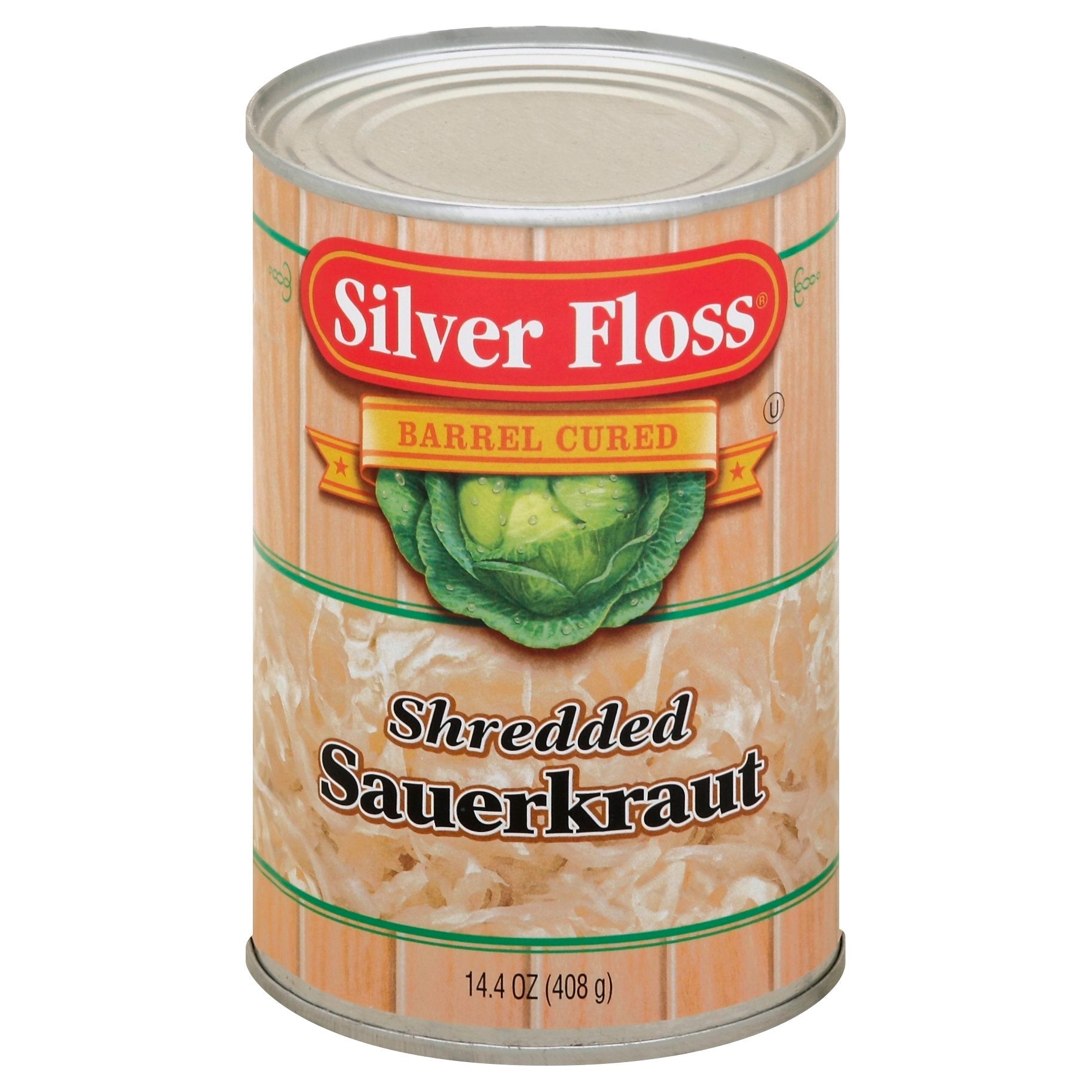 Silver Floss Shredded Sauerkraut - 14.4 OZ 24 Pack – StockUpExpress