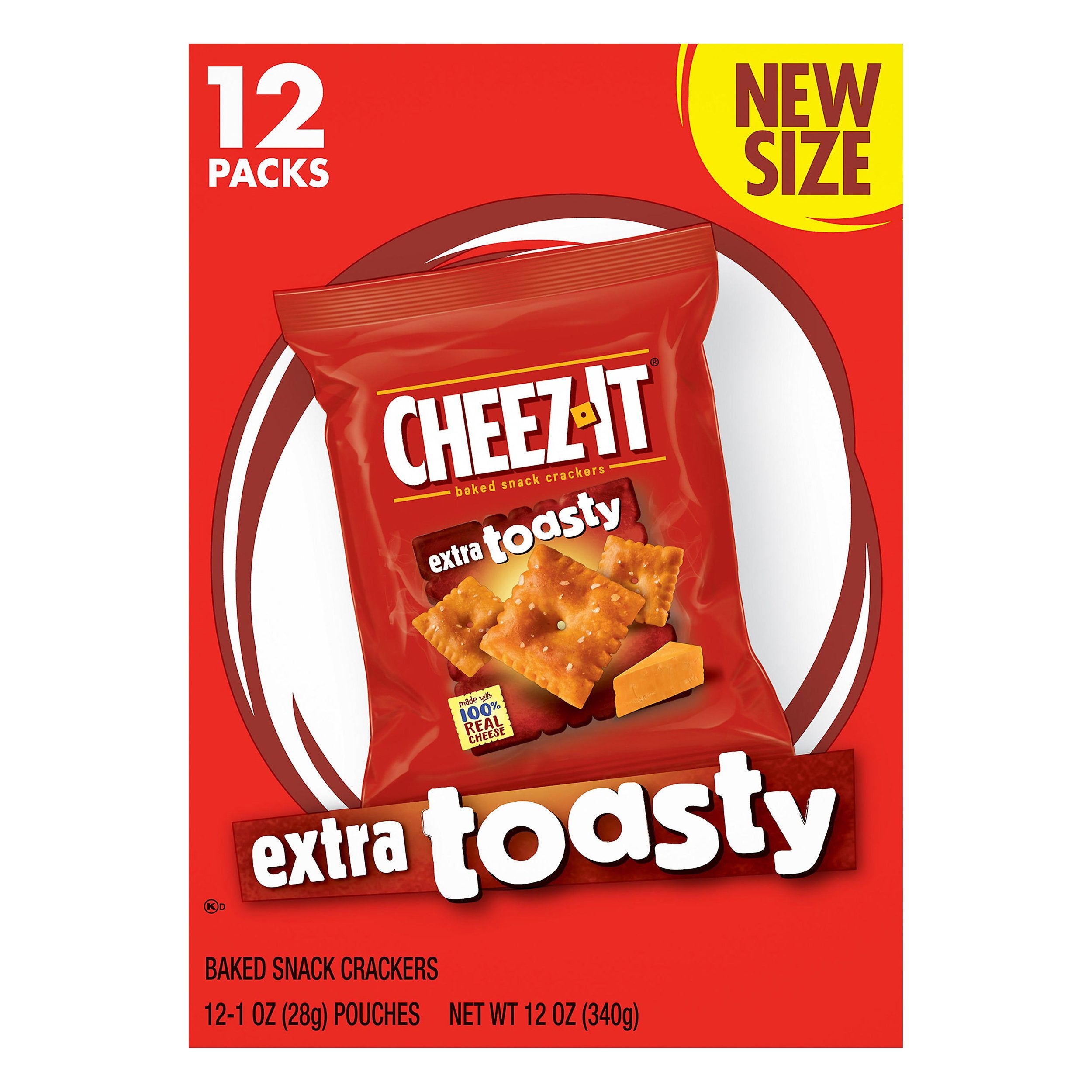 Cheez-It Extra Toasty Crackers - 12 OZ 4 Pack – StockUpExpress