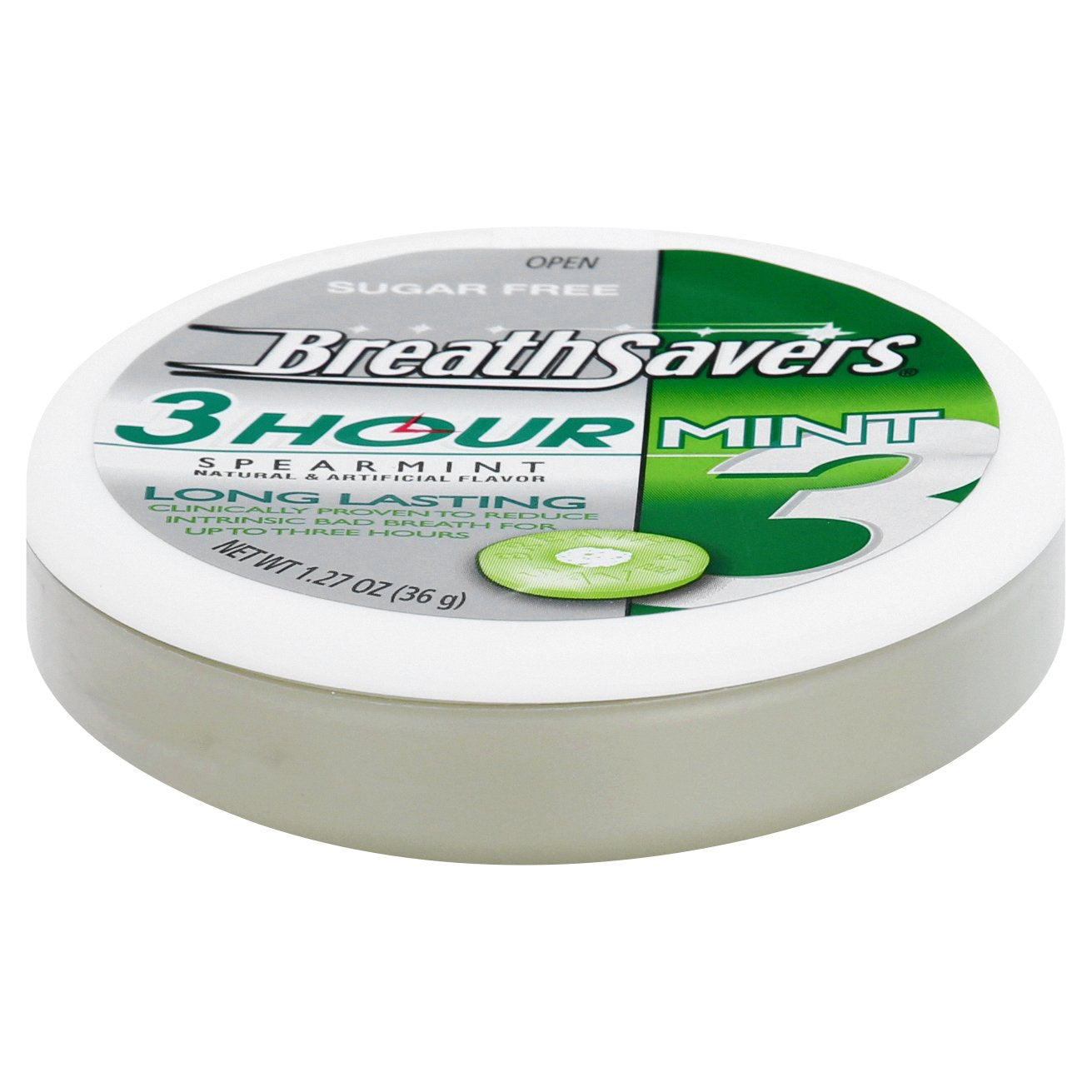 Breathsavers Mints 3 Hour Spearmint - 1.27 OZ 8 Pack – StockUpExpress