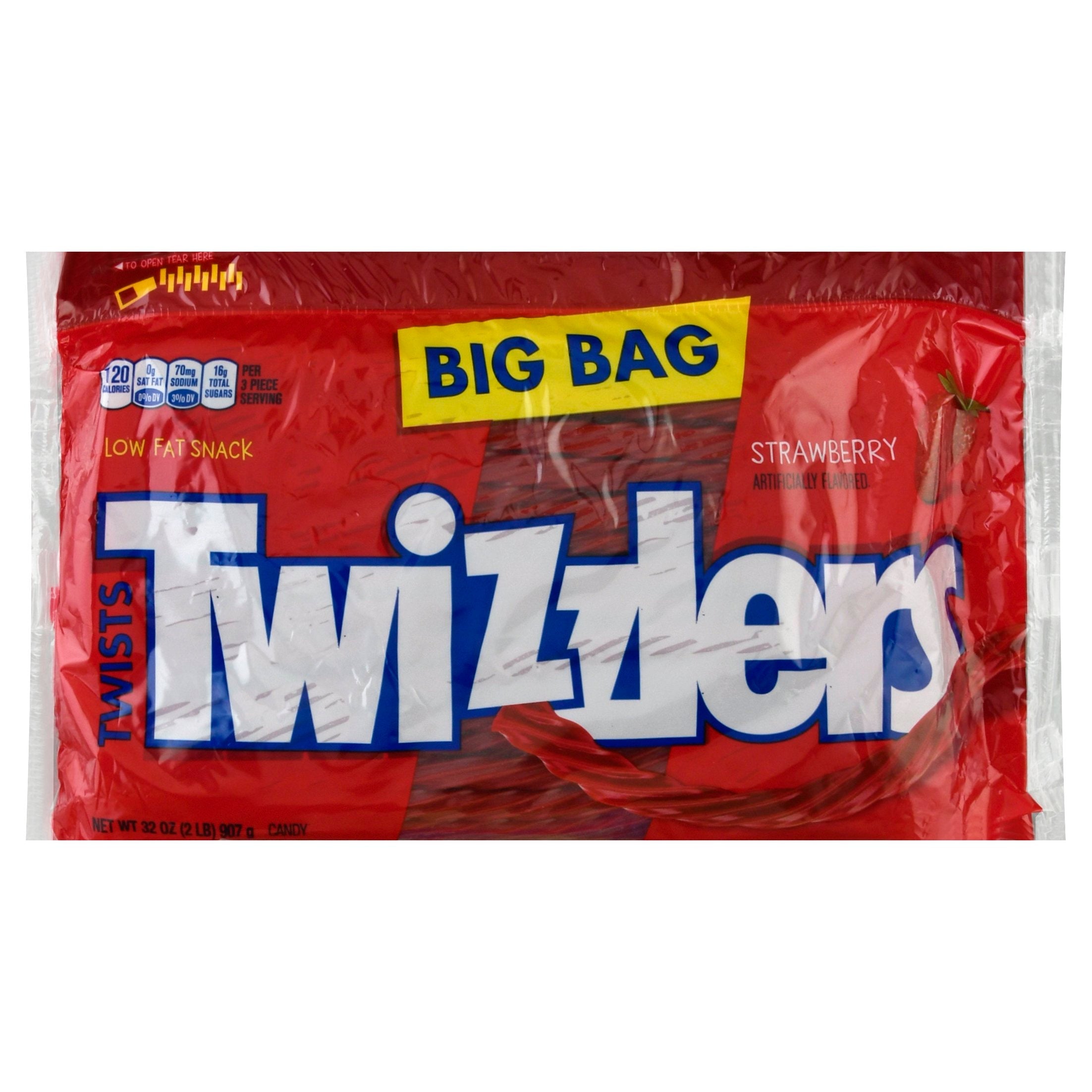 Twizzler's Candy Strawberry Giant Bag - 32 OZ 12 Pack – StockUpExpress