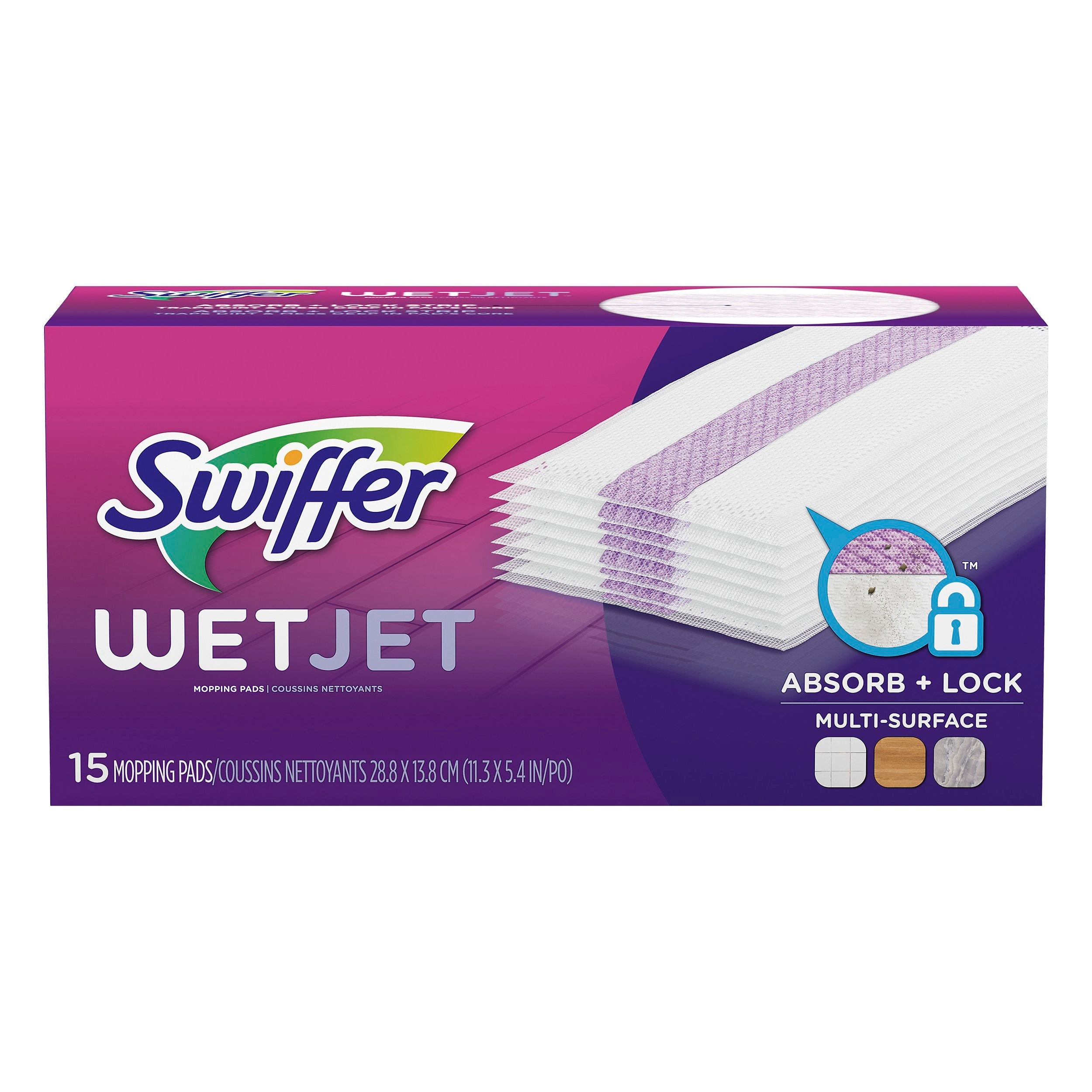 Swiffer Wetjet Pads - 15 CT 4 Pack – StockUpExpress