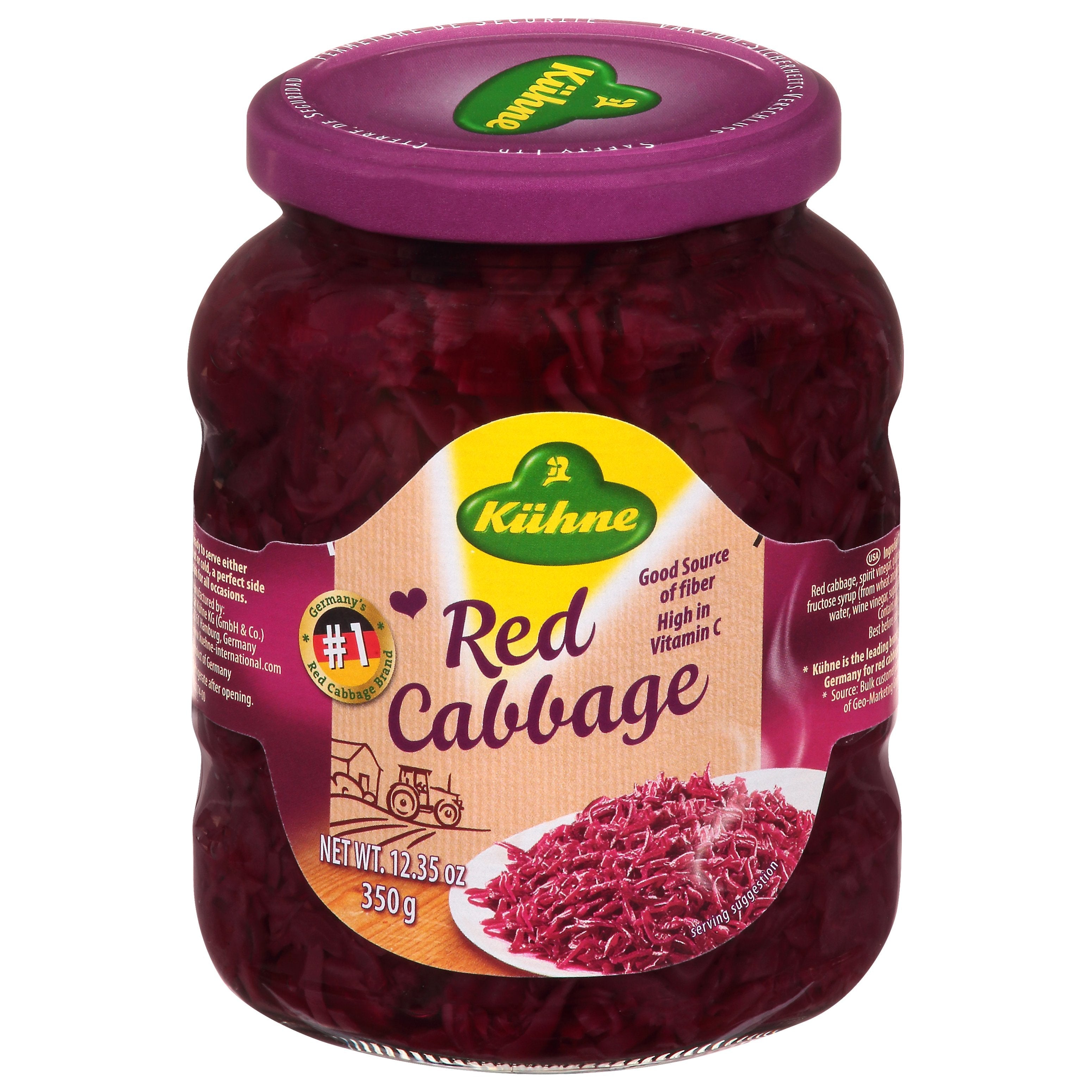 Kuhne Red Cabbage - 12.35 OZ 10 Pack – StockUpExpress