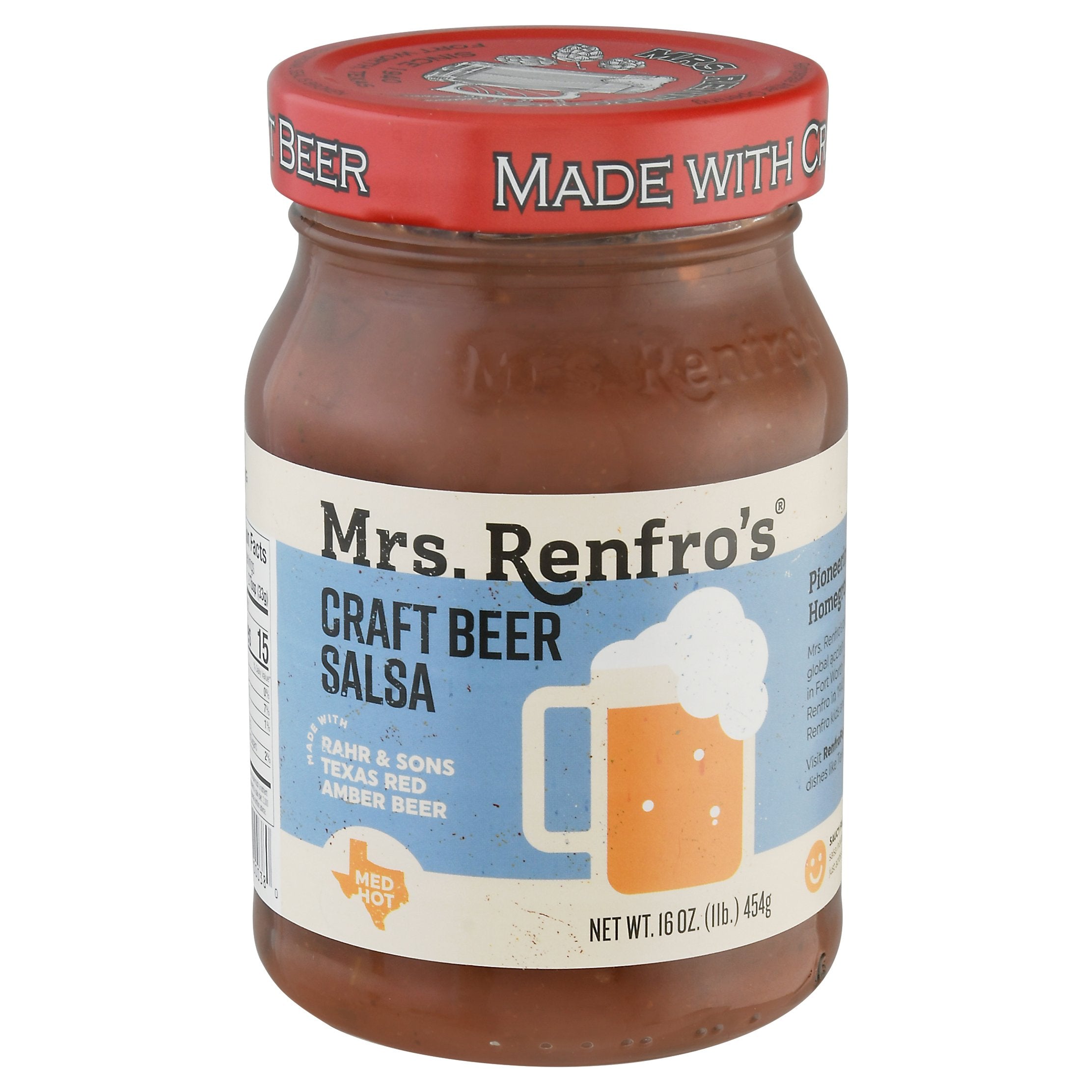 Mrs. Renfro's Texas Red Amber Ale Salsa - 16 OZ 6 Pack – StockUpExpress