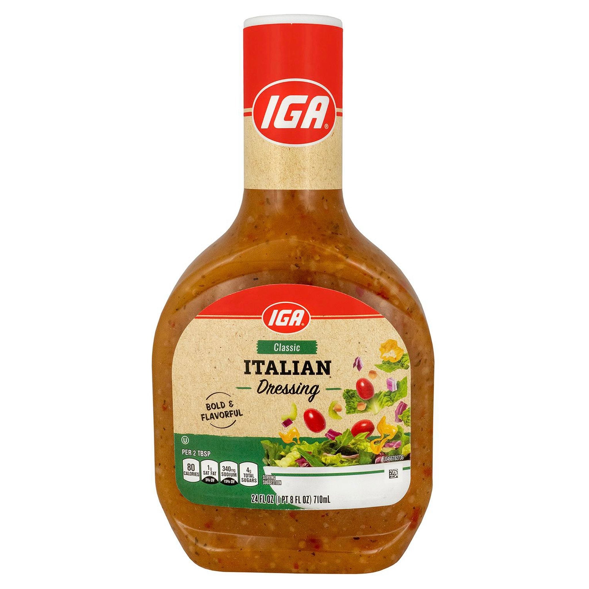 IGA Dressing Italian - 24 FZ 6 Pack – StockUpExpress
