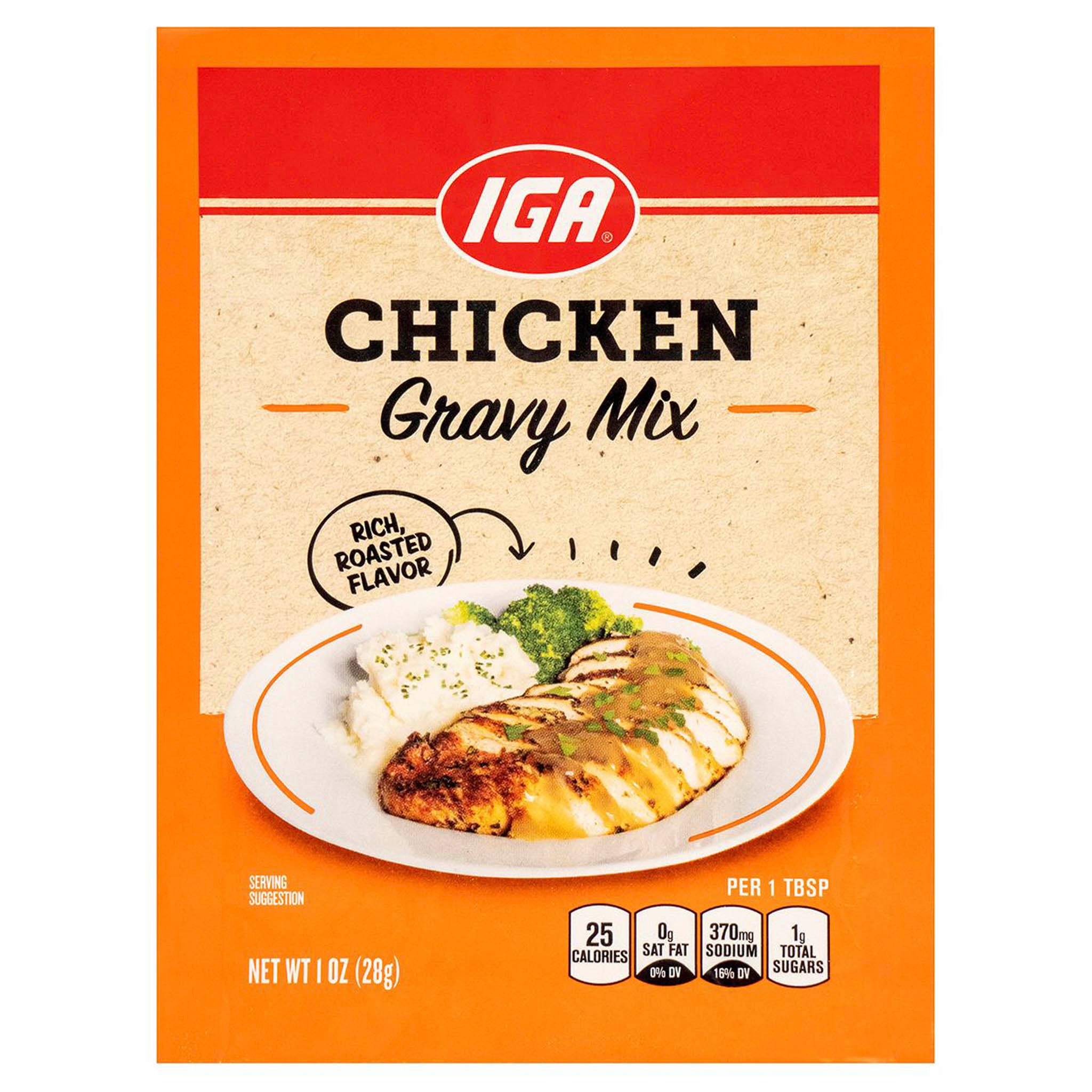 IGA Mix Gravy Chicken - 1 OZ 24 Pack – StockUpExpress