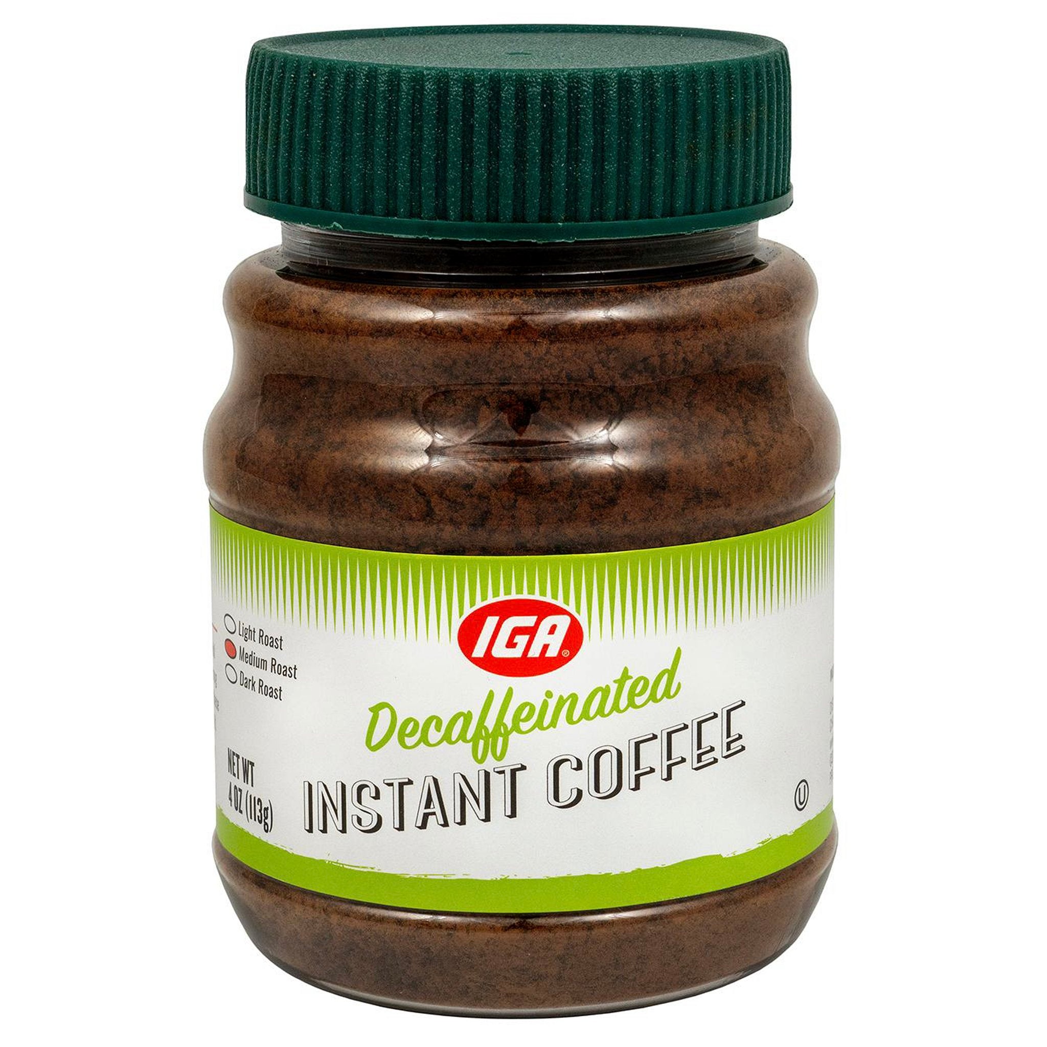 IGA Coffee Ground Decaffeinated Instant - 4 OZ 12 Pack – StockUpExpress