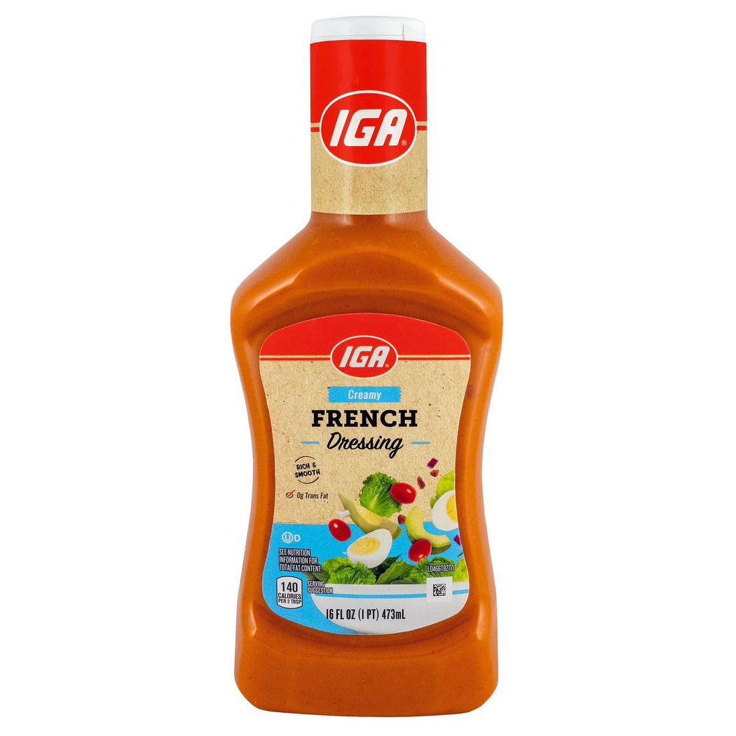 IGA Dressing Creamy French - 16 FZ 6 Pack – StockUpExpress