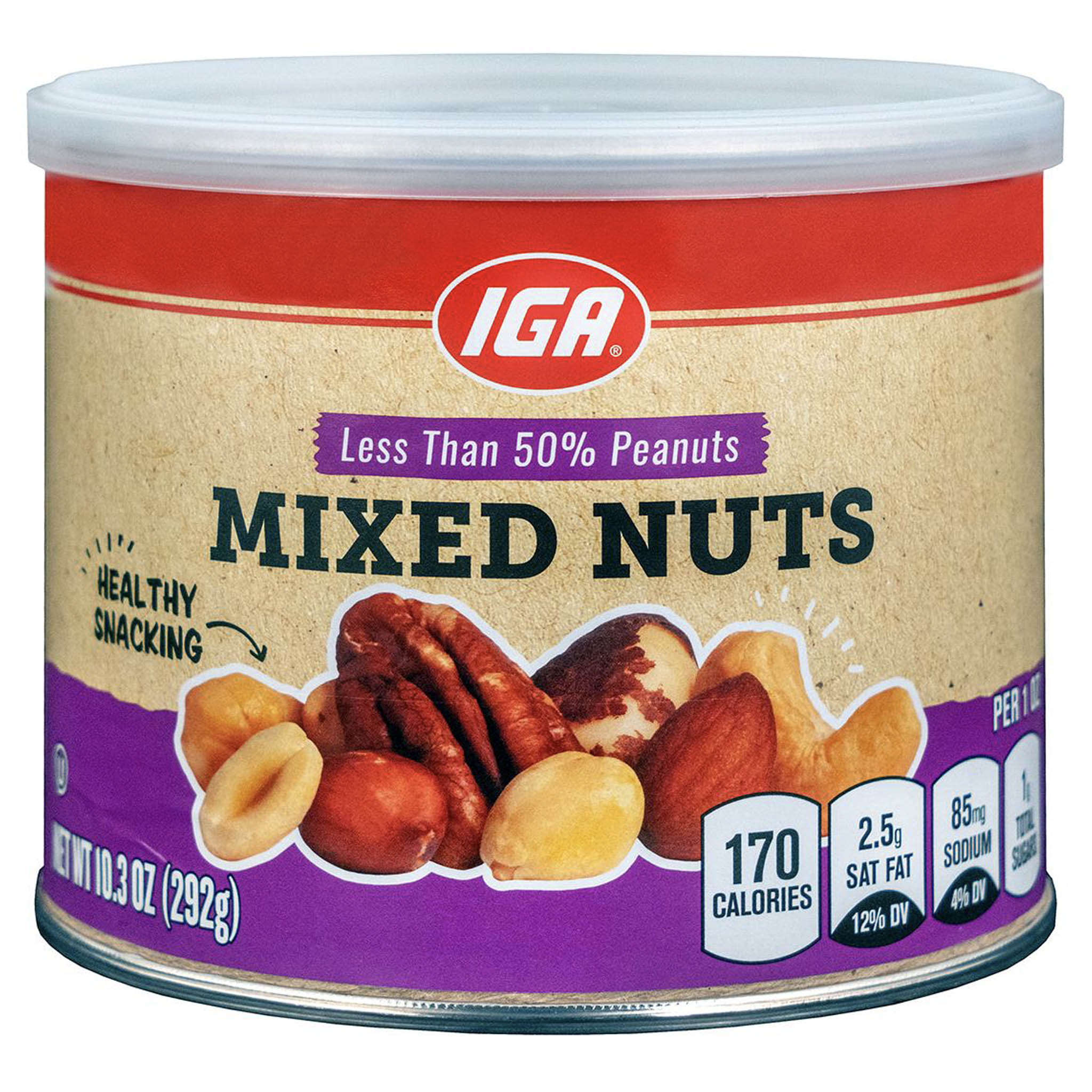 IGA Nuts Mixed With Peanuts - 10.3 OZ 12 Pack – StockUpExpress