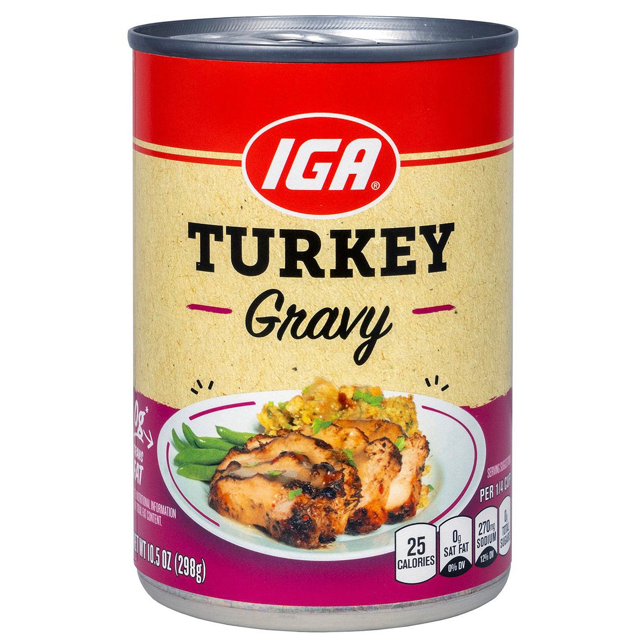 IGA Gravy Can Turkey - 10.5 OZ 12 Pack – StockUpExpress
