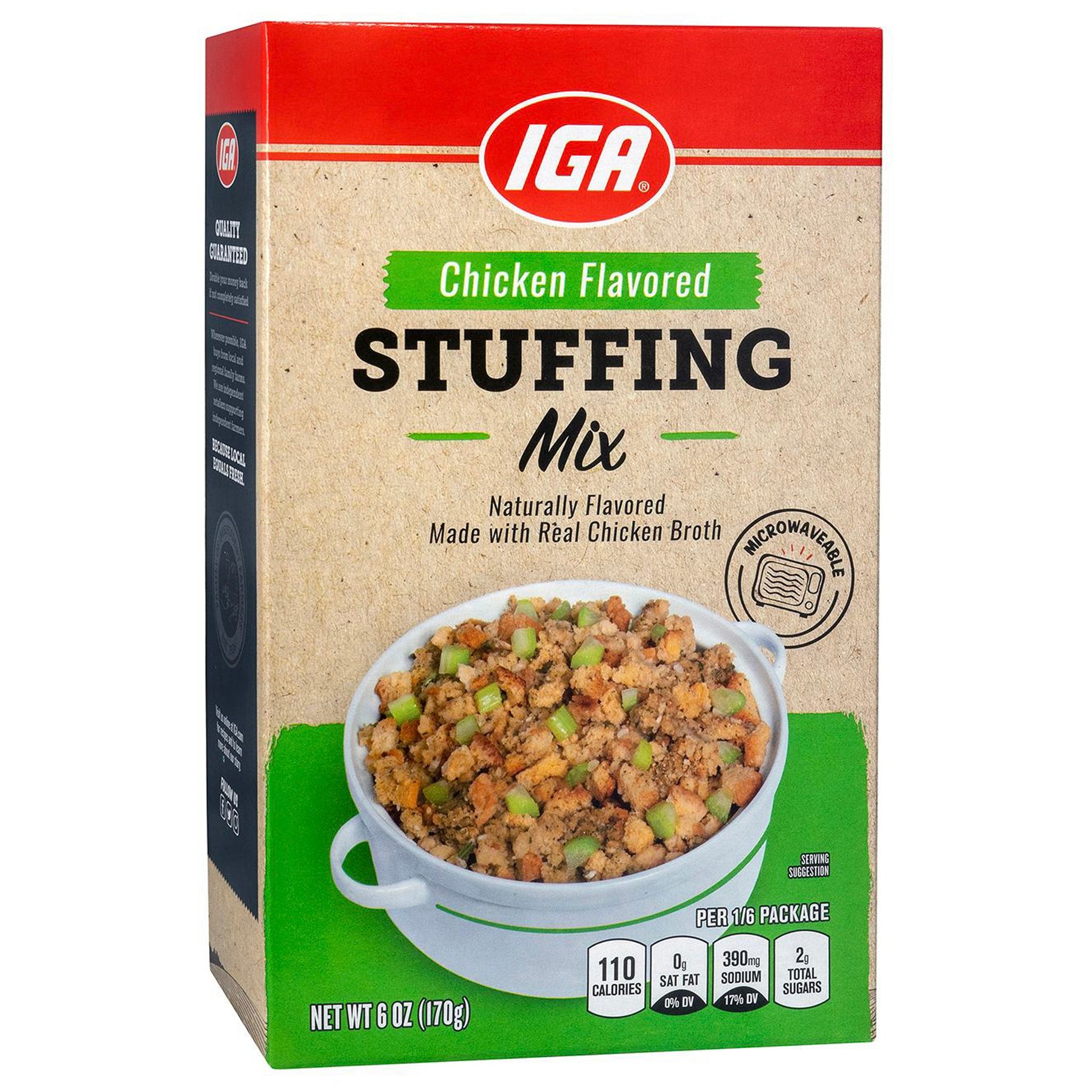 IGA Mix Stuffing Chicken - 6 OZ 12 Pack – StockUpExpress