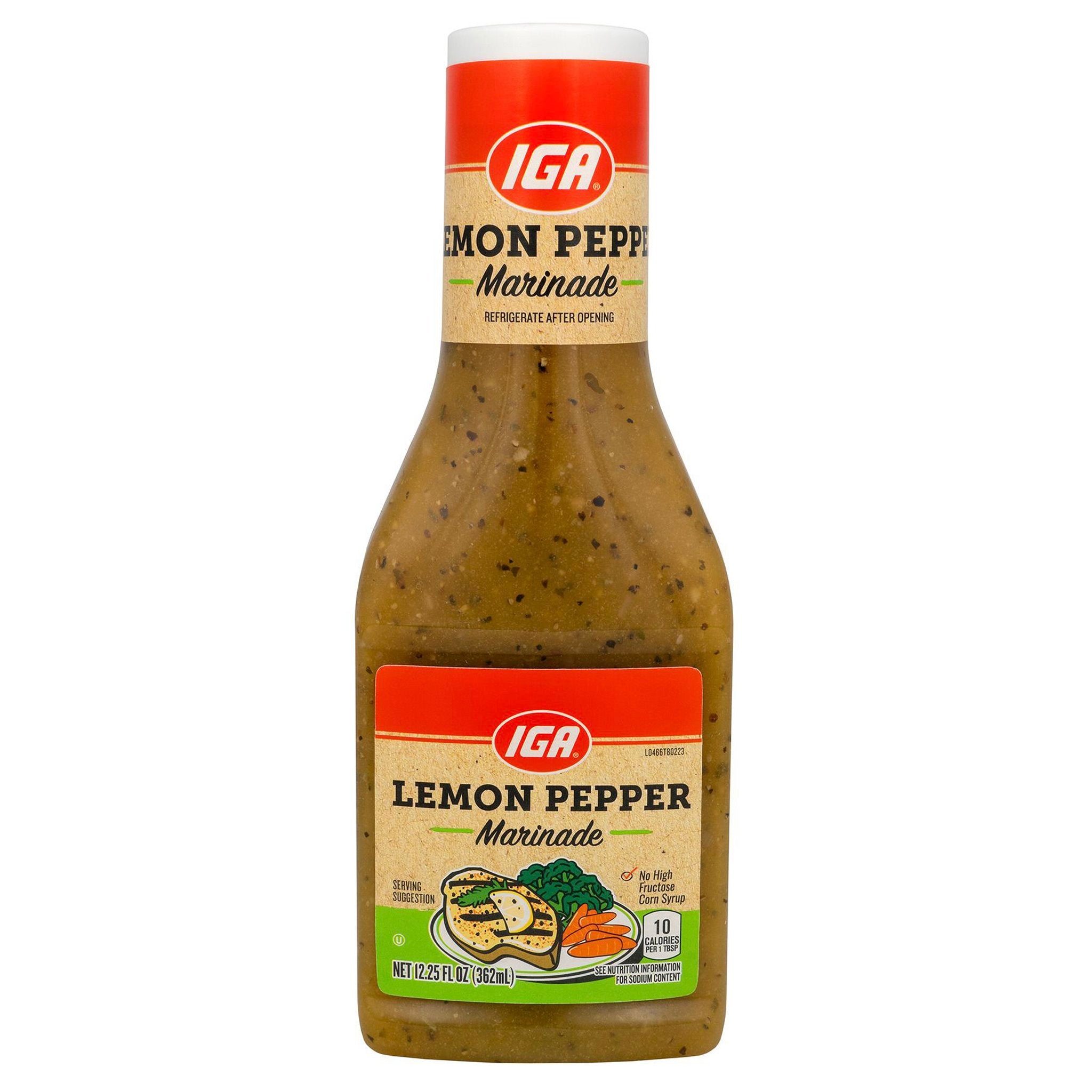 IGA Marinade Lemon Pepper - 12.25 FZ 6 Pack – StockUpExpress