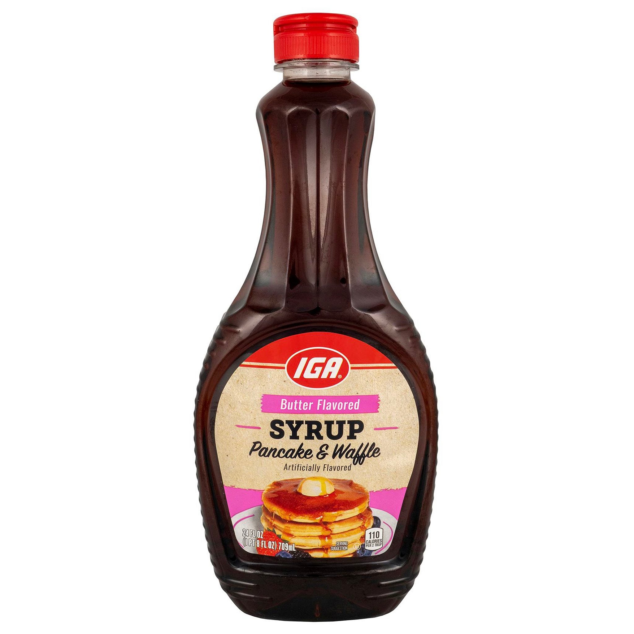 IGA Syrup Pancake Butter - 24 FZ 12 Pack – StockUpExpress