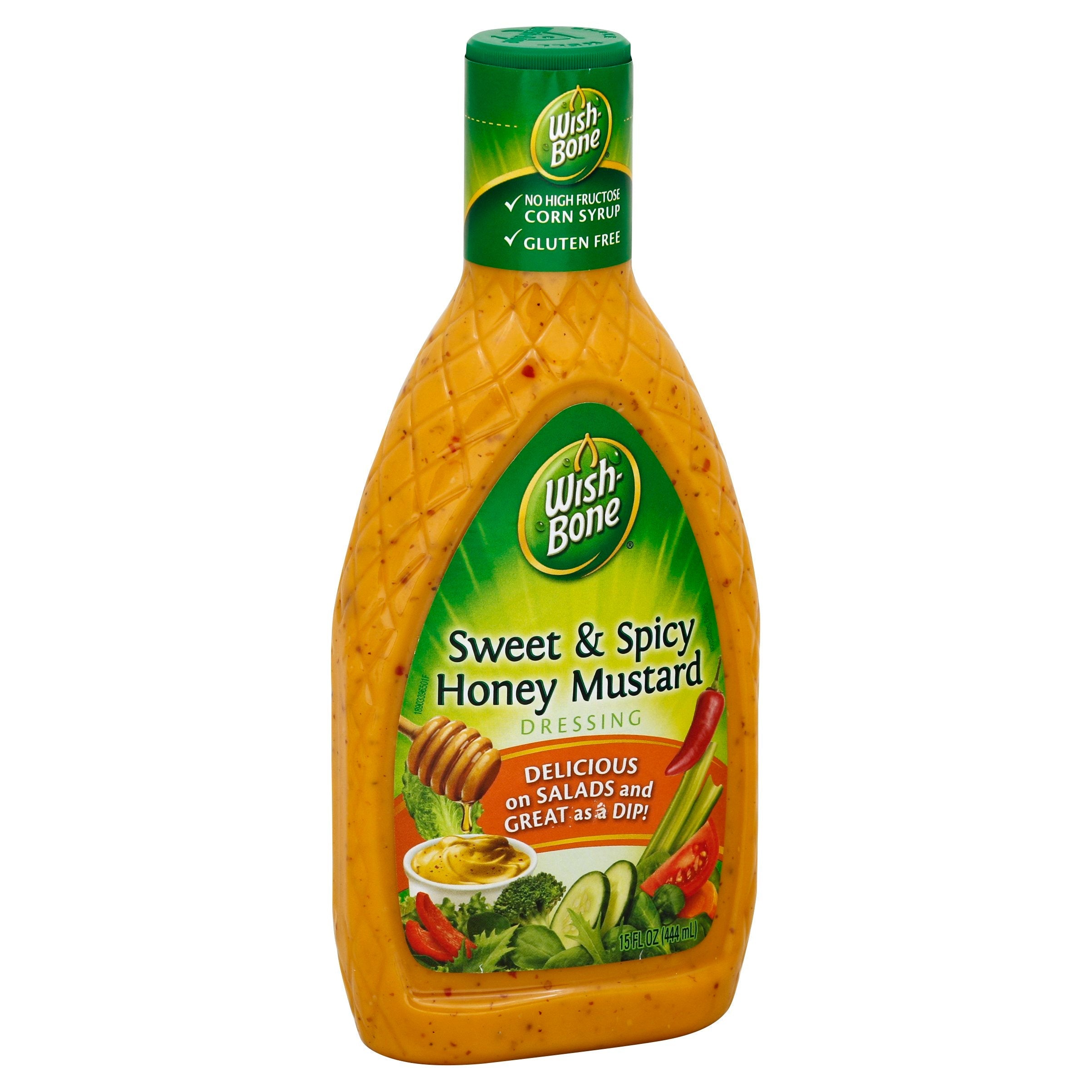 Wish-Bone Sweet & Spicy Honey Mustard Dressing - 15 FZ 6 Pack ...
