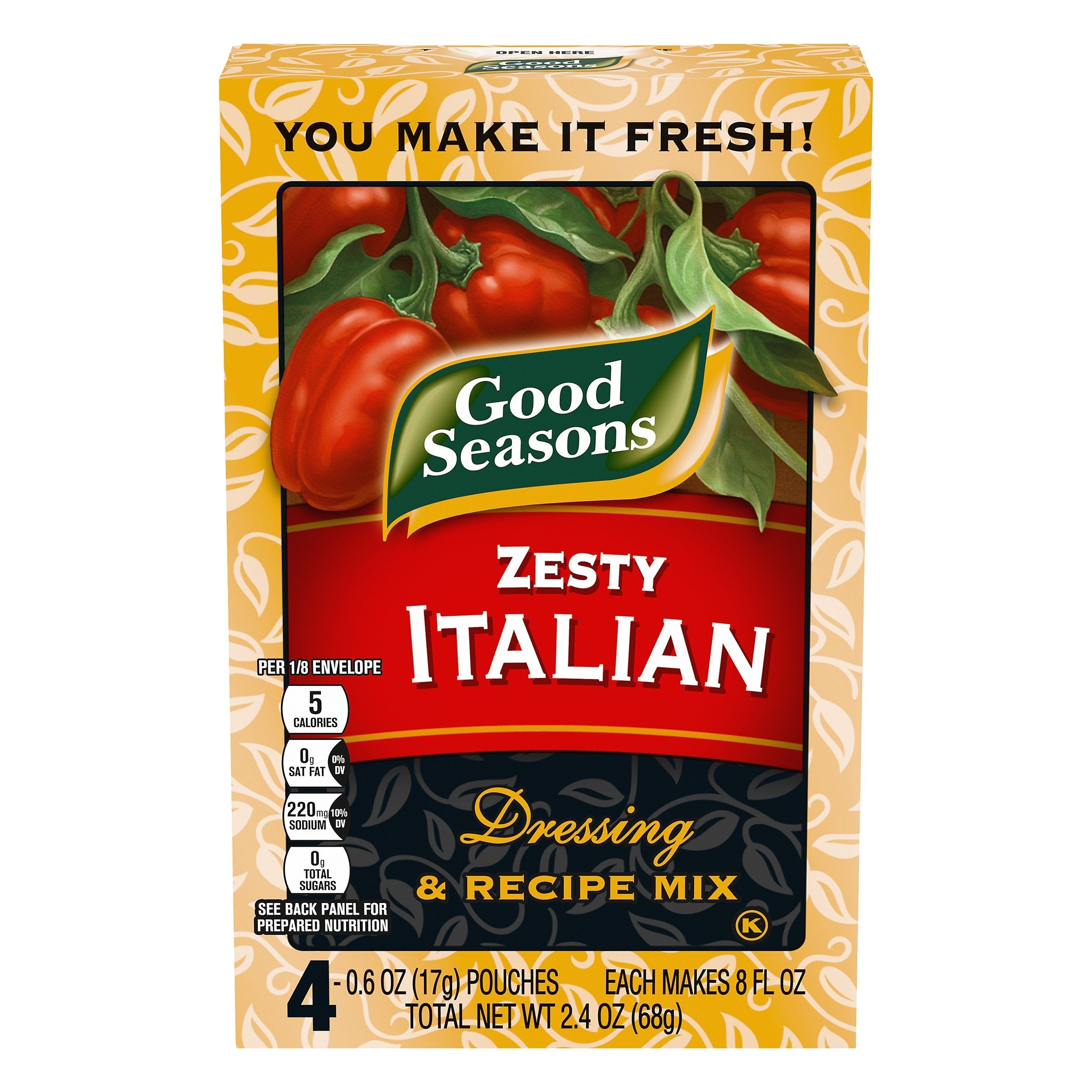 Good Seasons Dressing Mix Zesty Italian - 2.4 OZ 12 Pack – StockUpExpress