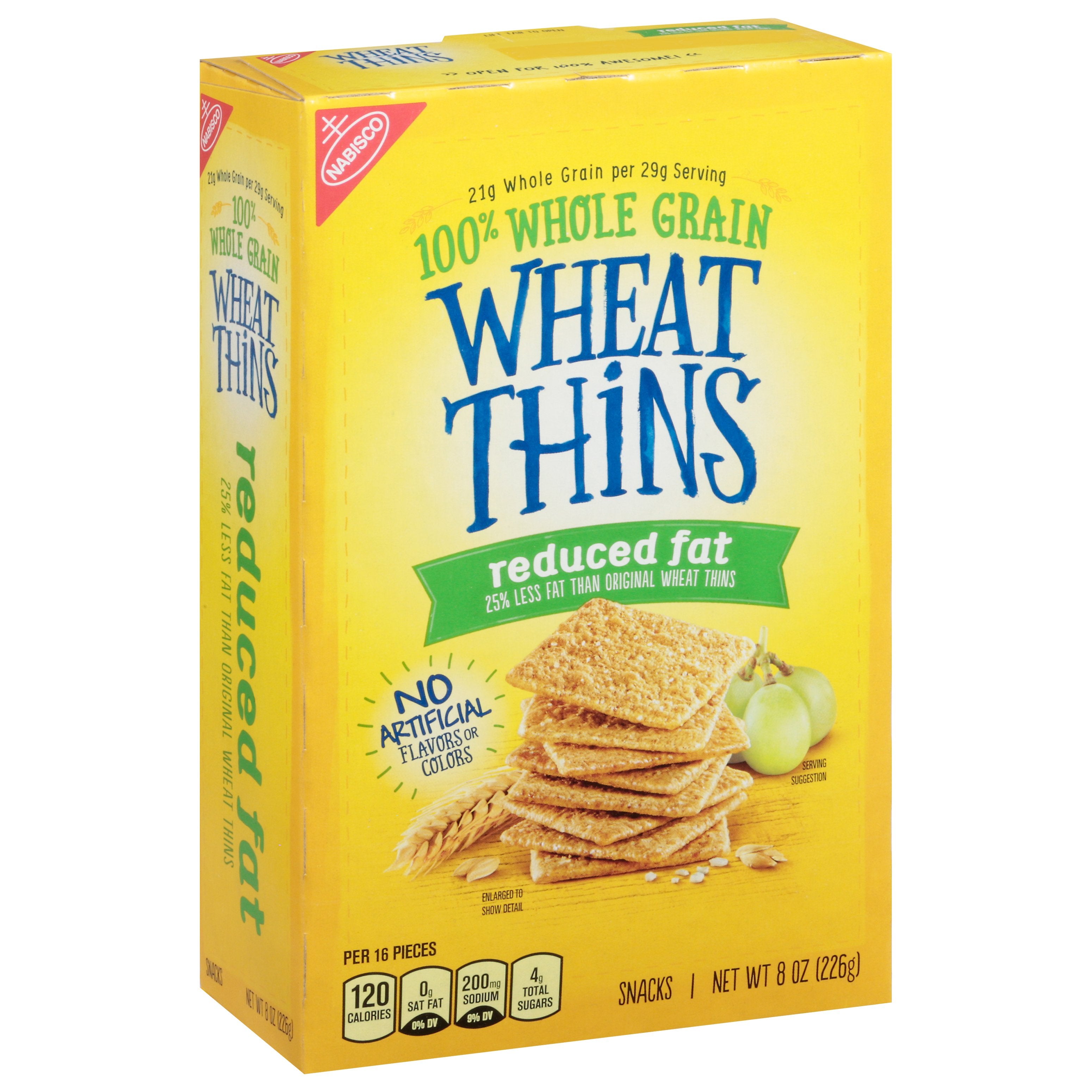 Nabisco Reduced Fat Wheat Thins - 8 OZ 6 Pack – StockUpExpress