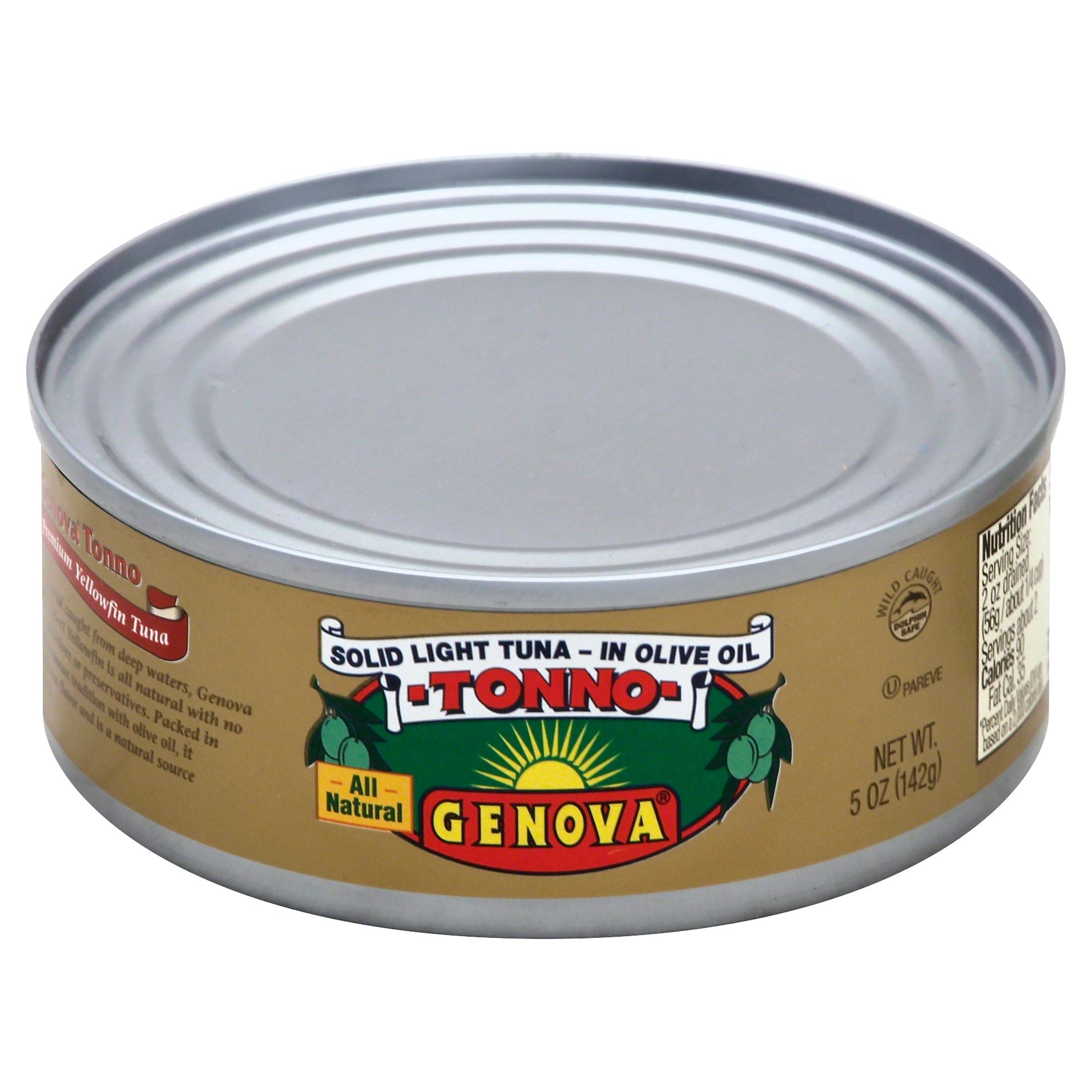 Chicken Of The Sea Tuna Genova Tonno Solid Light In Olive Oil - 5 OZ 2 ...