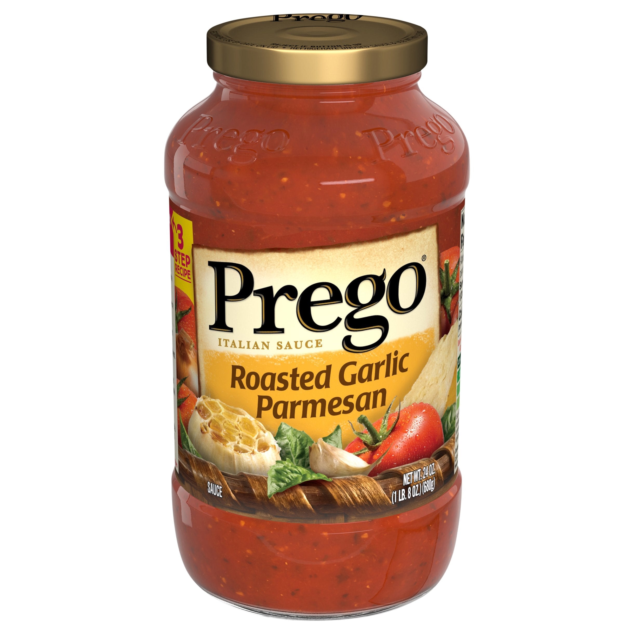 Prego Pasta Sauce Roasted Garlic Parmesan - 24 OZ 12 Pack – StockUpExpress