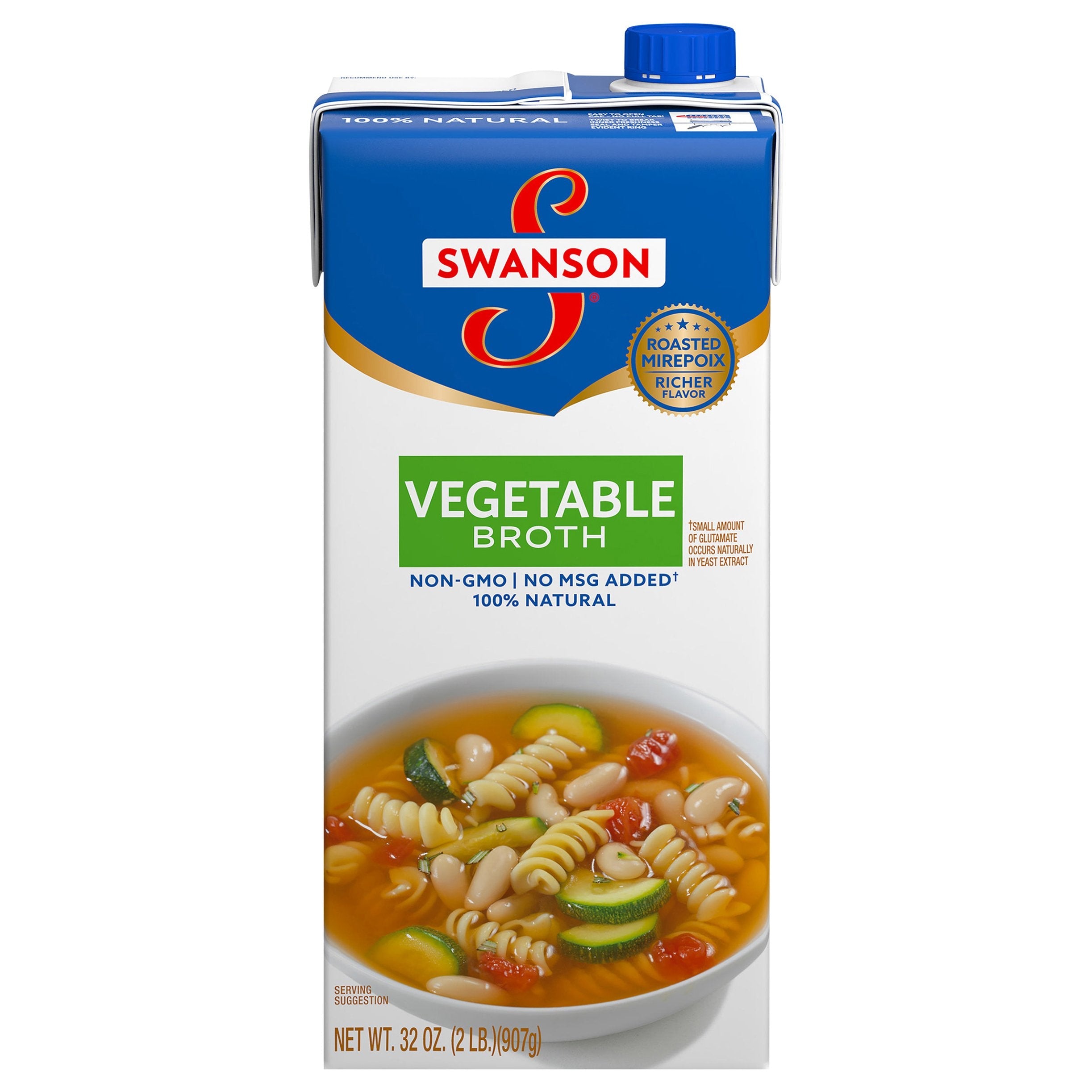 Swanson Vegetable Broth - 32 OZ 12 Pack – StockUpExpress